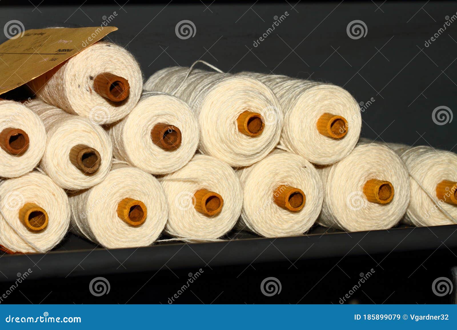 Spools of wool stock image. Image of industry, thread - 185899079