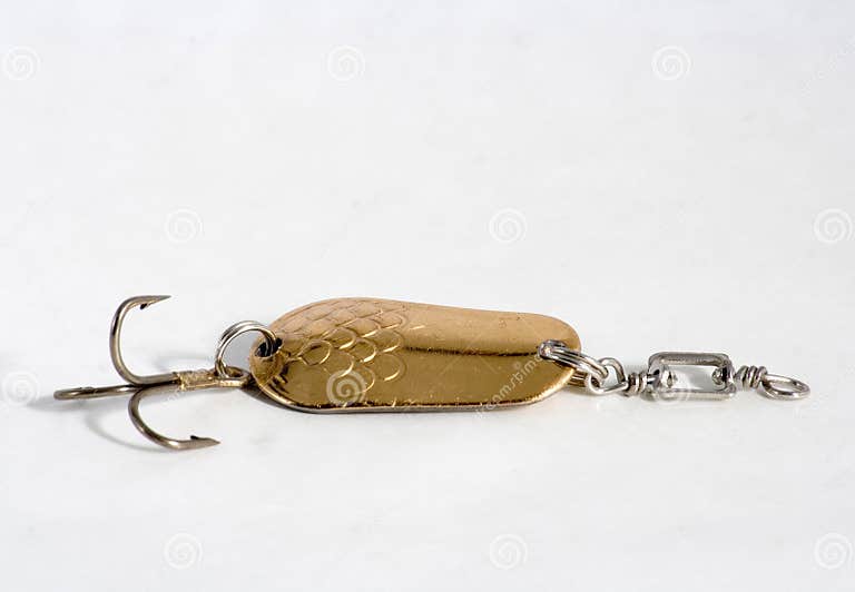 Spoon bait stock image. Image of incentive, gold, action - 8524401