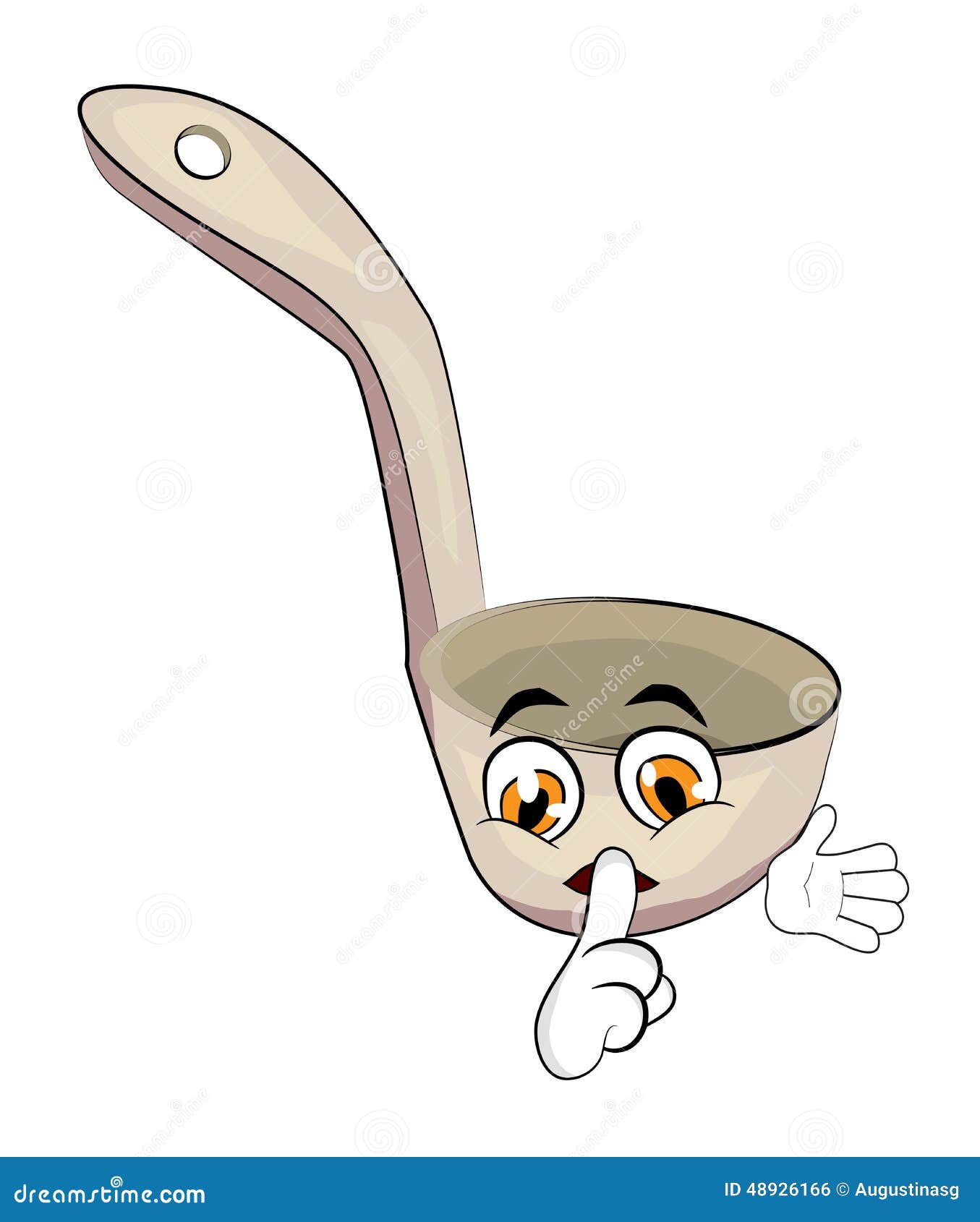 Spoon cartoon stock illustration. Illustration of isolated - 48926166