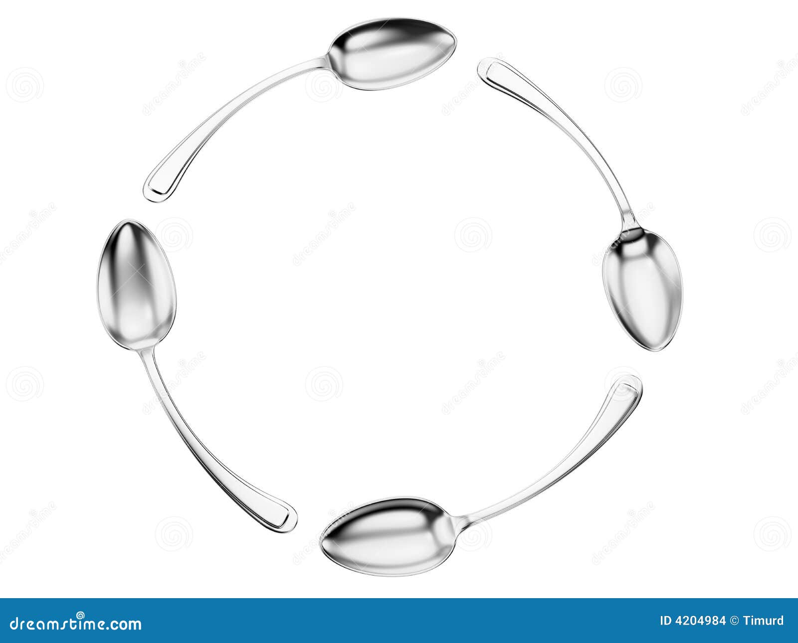 Spoon Circle Sign Food Logo Vector Illustration | CartoonDealer.com ...