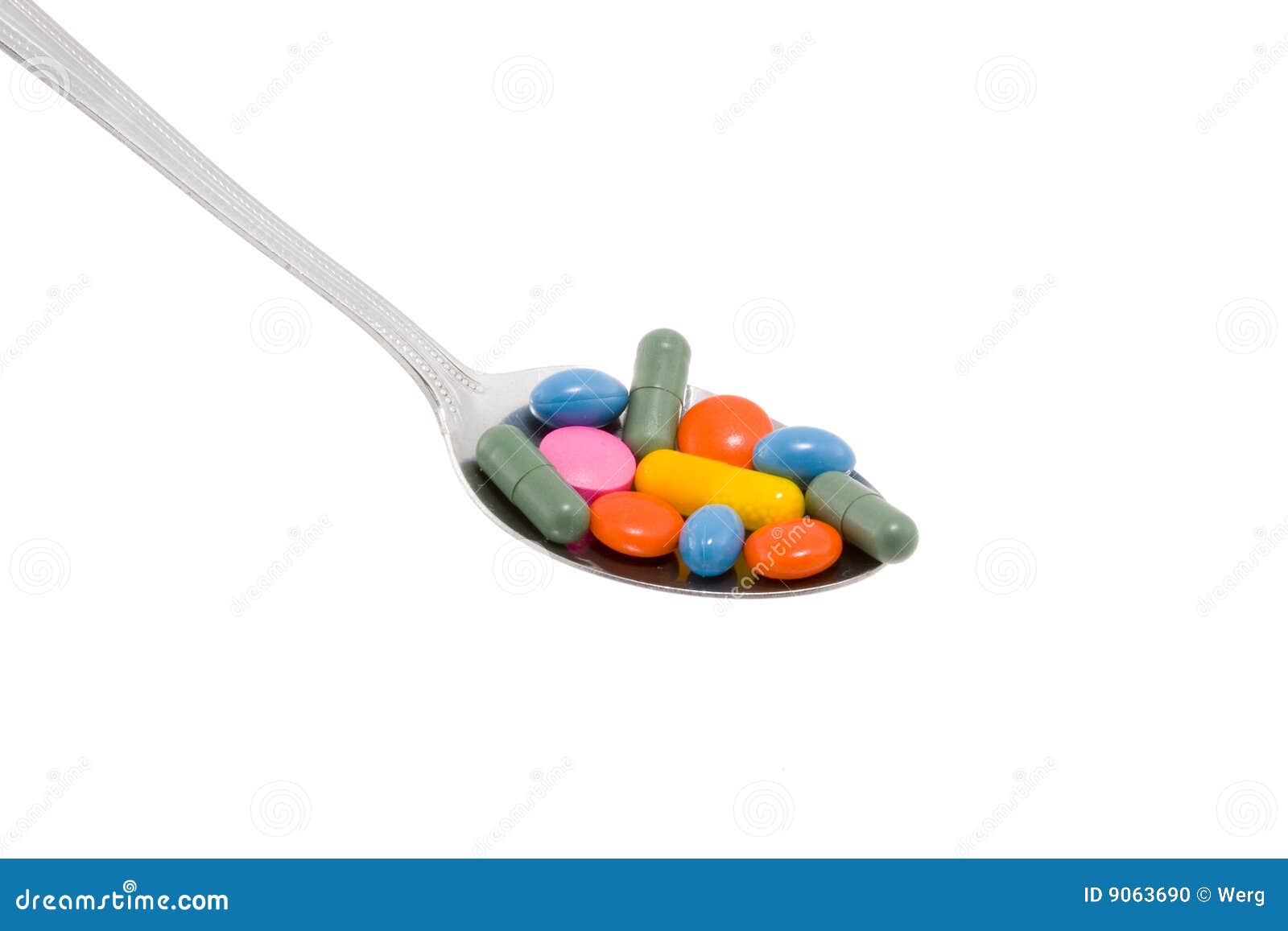 Spoon of Drugs stock photo. Image of cure, emergency, capsule - 9063690