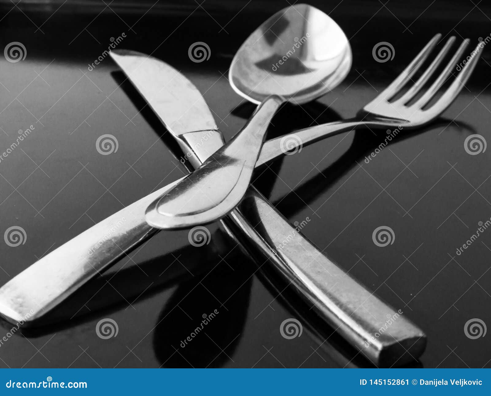 Spoon Fork Knife Cutlery Food Stock Image - Image of food, bulbs: 145152861