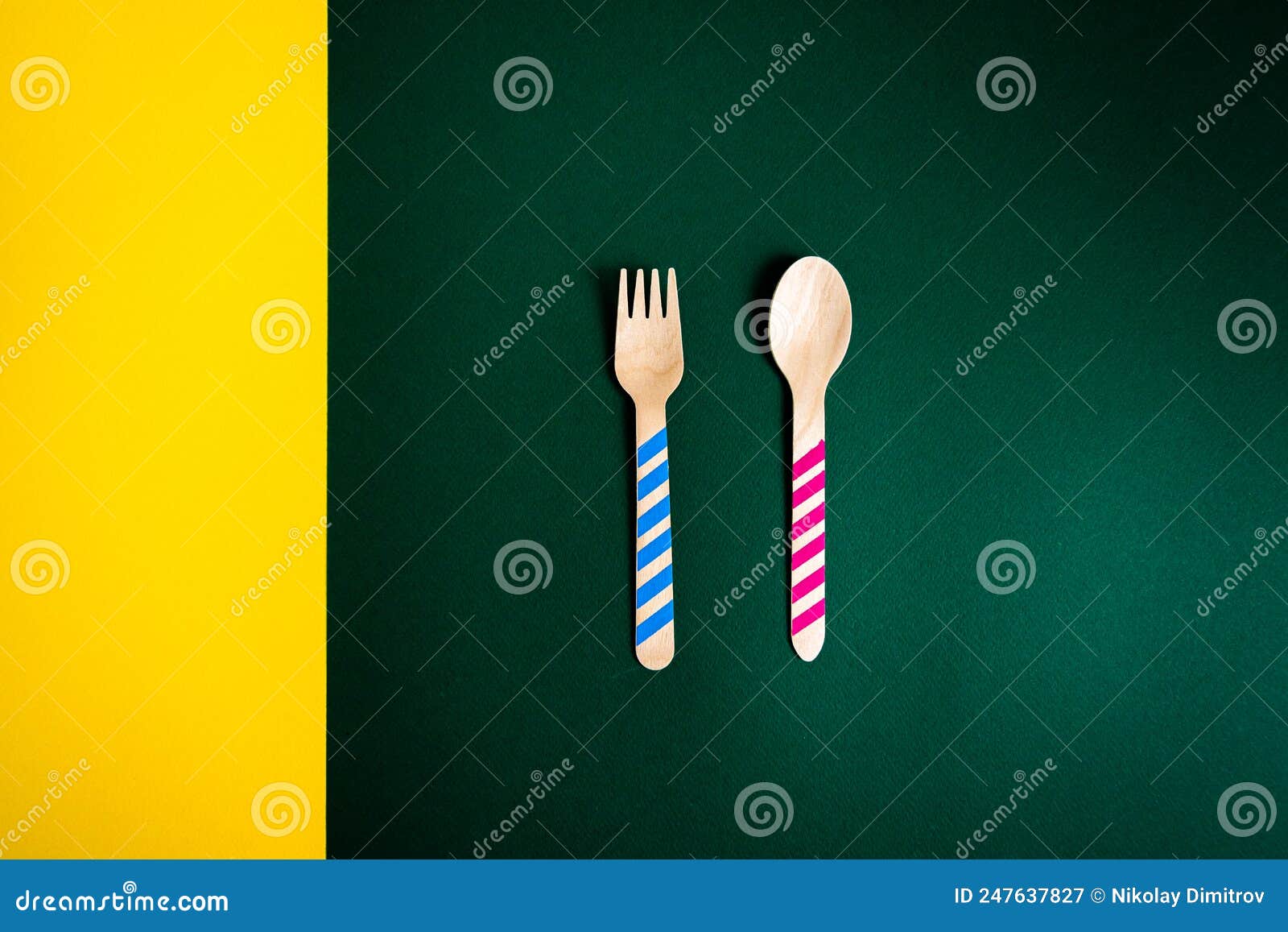 Spoon and fork stock image. Image of lighting, cartoon - 247637827