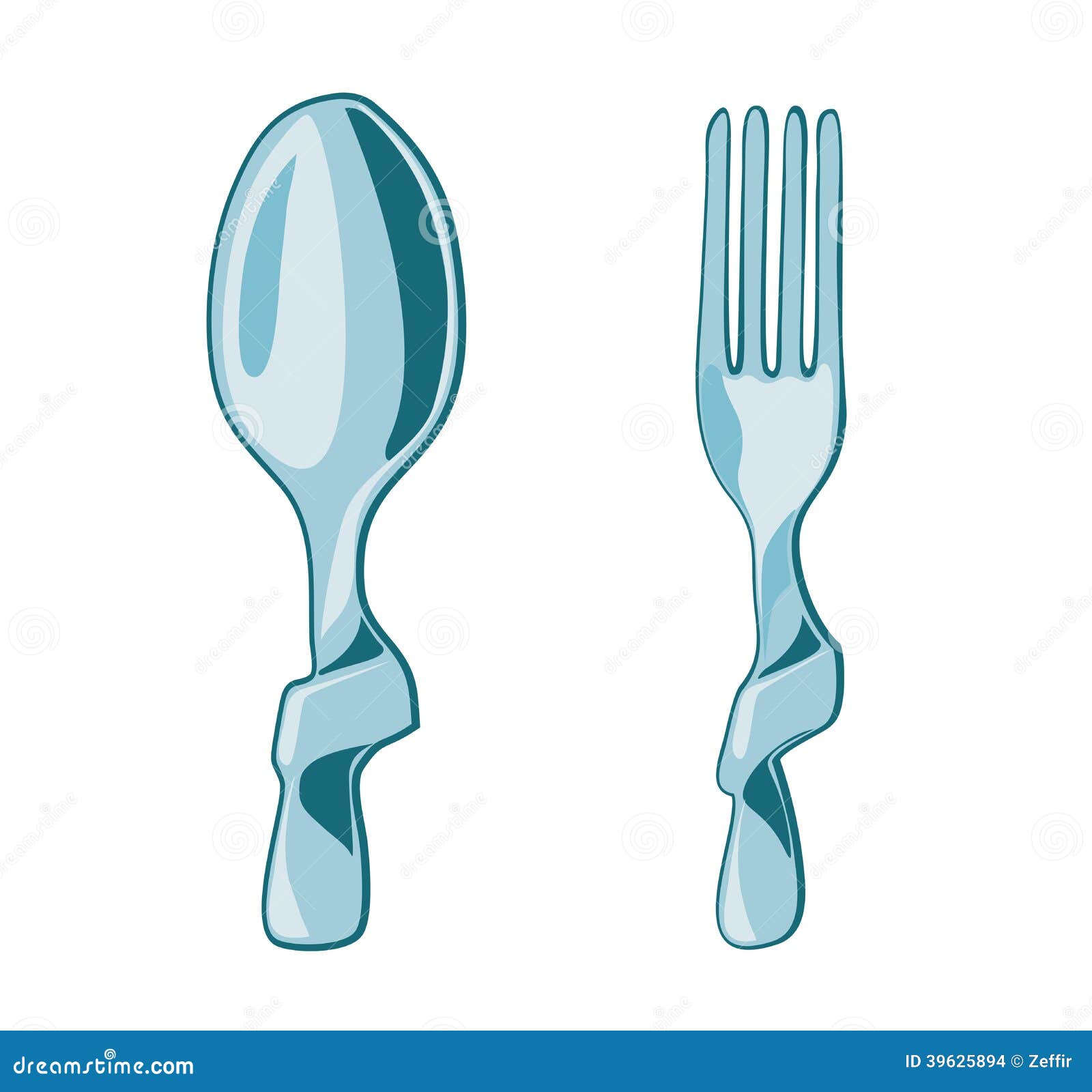 Spoon Bend Stock Image | CartoonDealer.com #3275455