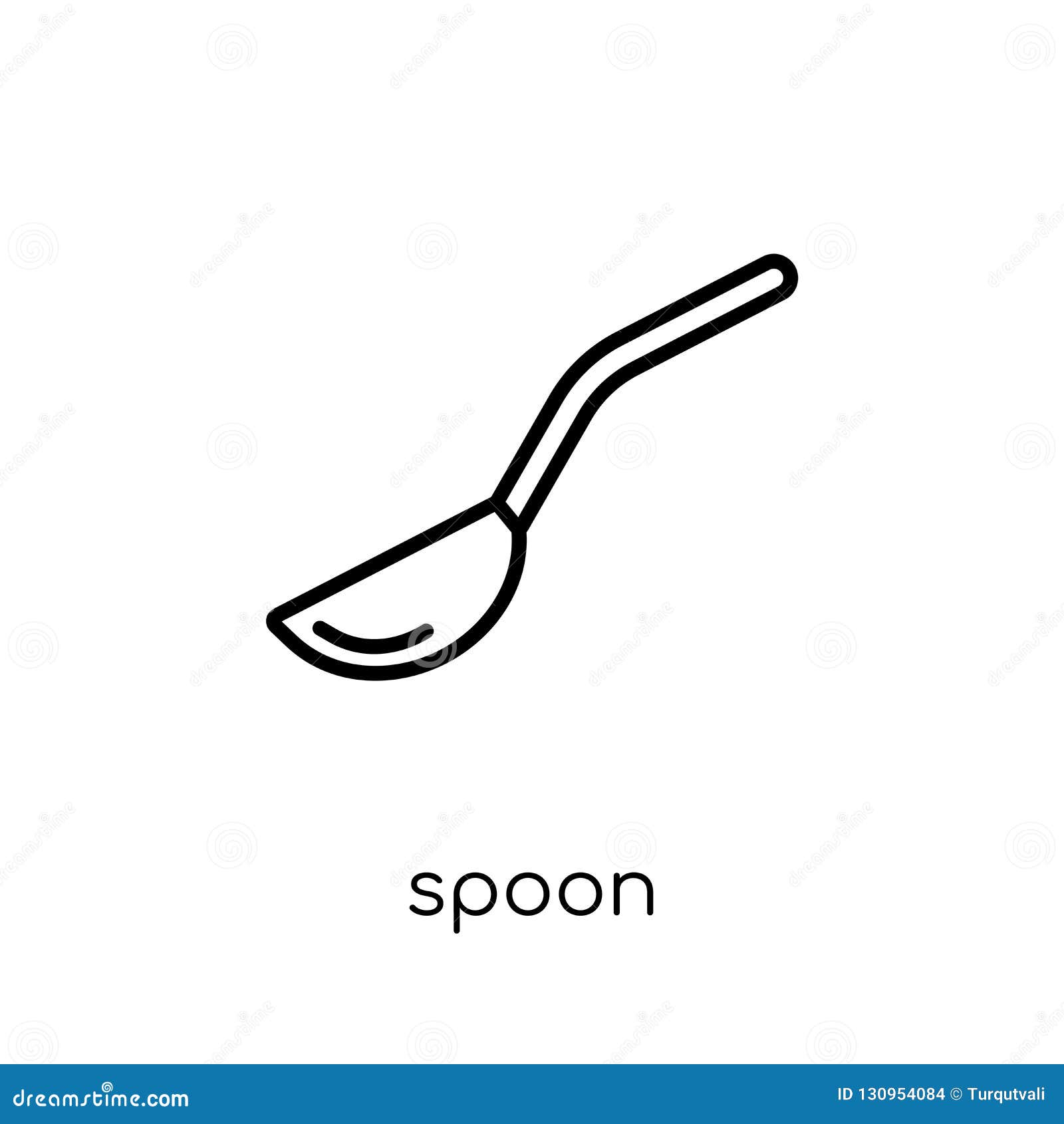 Spoon Icon from Collection. Stock Vector - Illustration of equipment ...