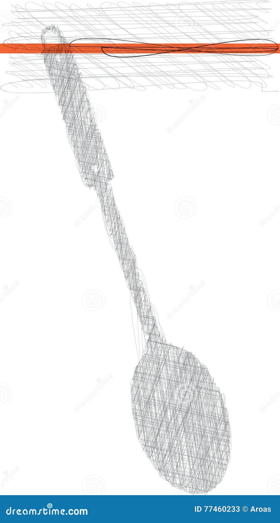 Spoon illustration stock vector. Illustration of kitchen - 77460233