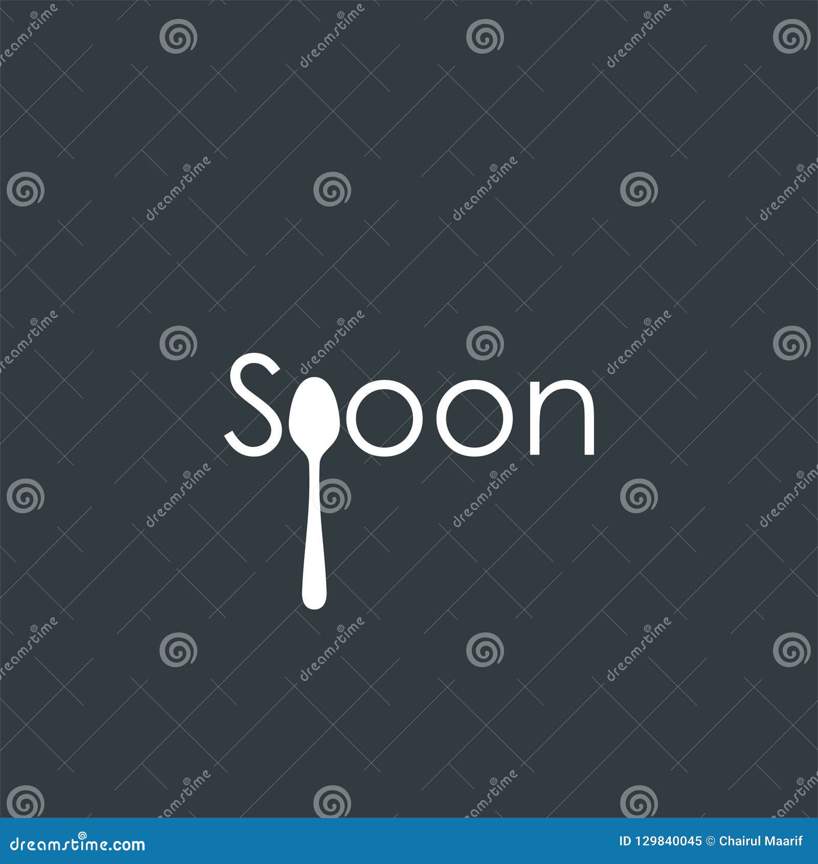 Spoon Logo Design Inspiration Stock Vector - Illustration of object ...