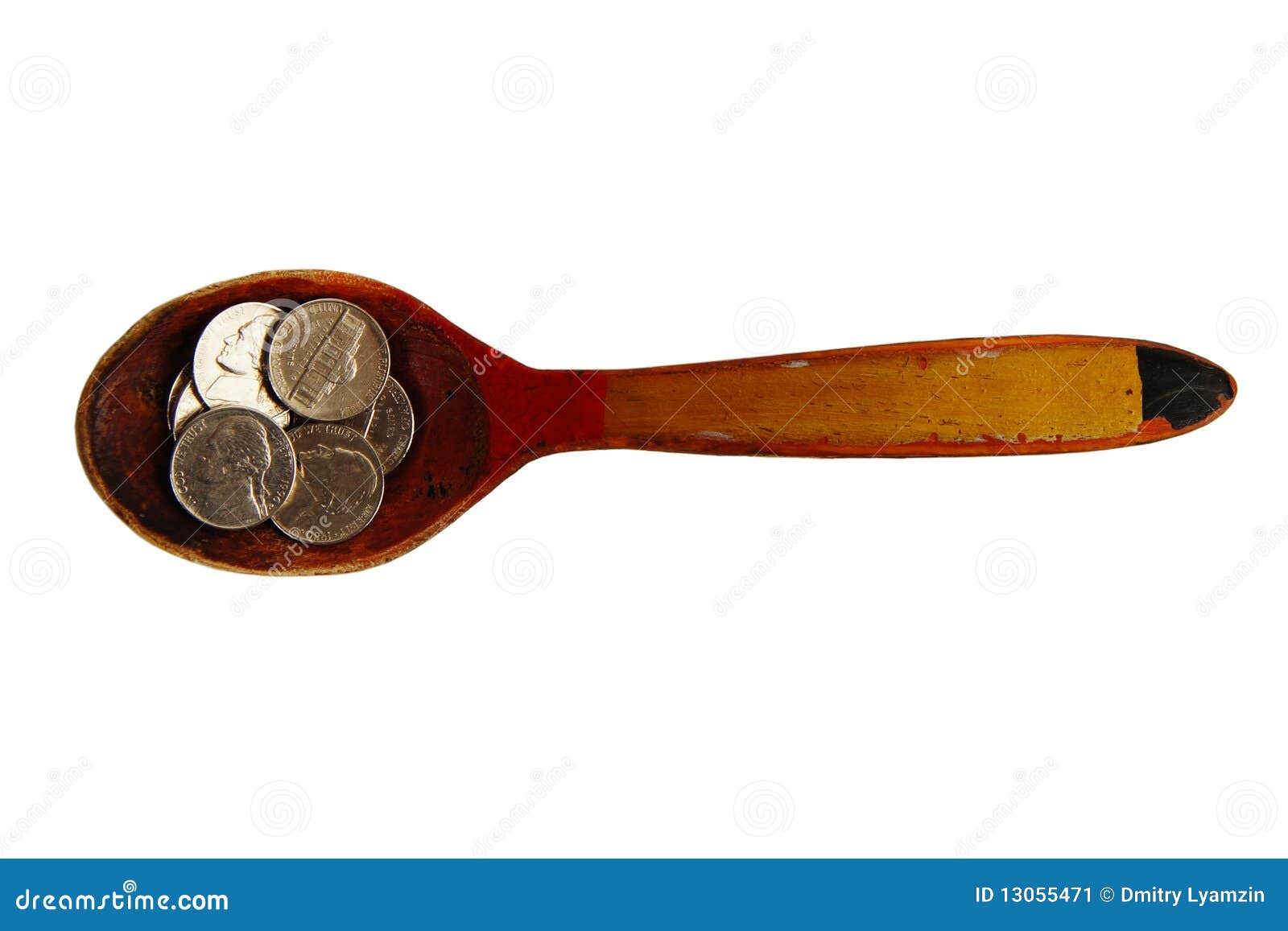 Spoon money stock image. Image of interest, gold, earn - 13055471
