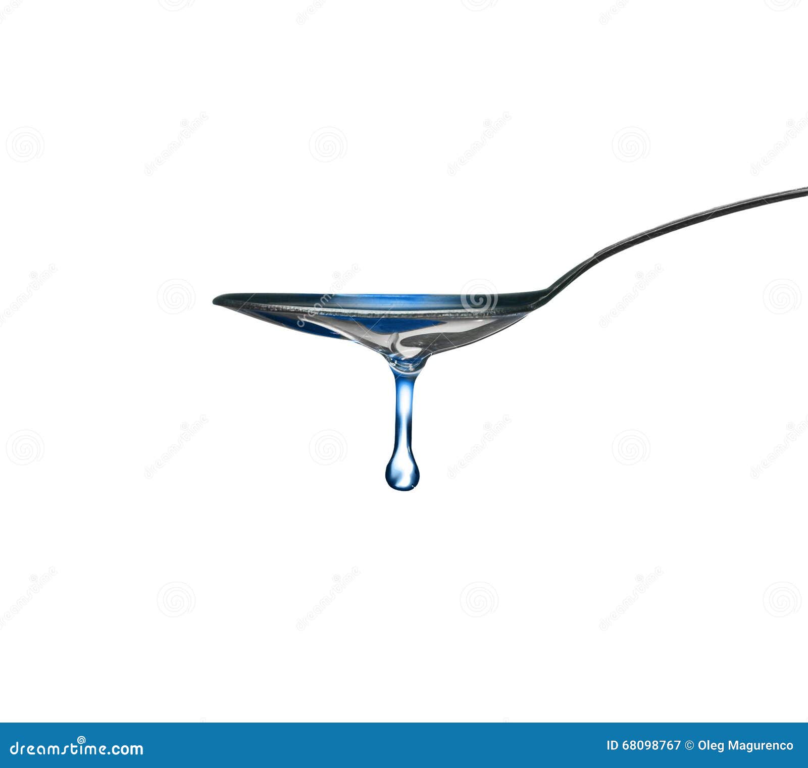 Spoon with oil drop stock image. Image of bottle, cook - 68098767