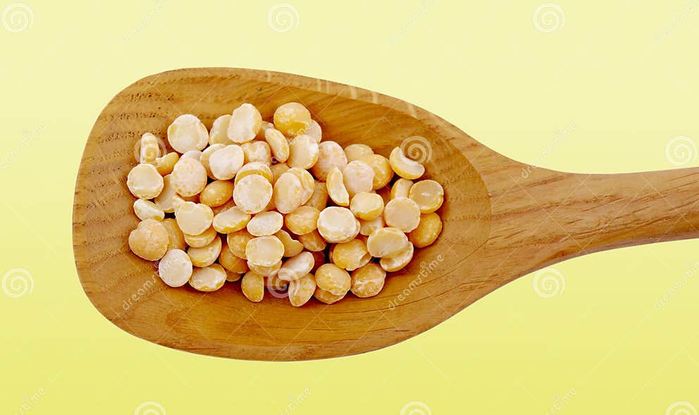 Spoon of peas. stock image. Image of black, wooden, healthy - 17693911