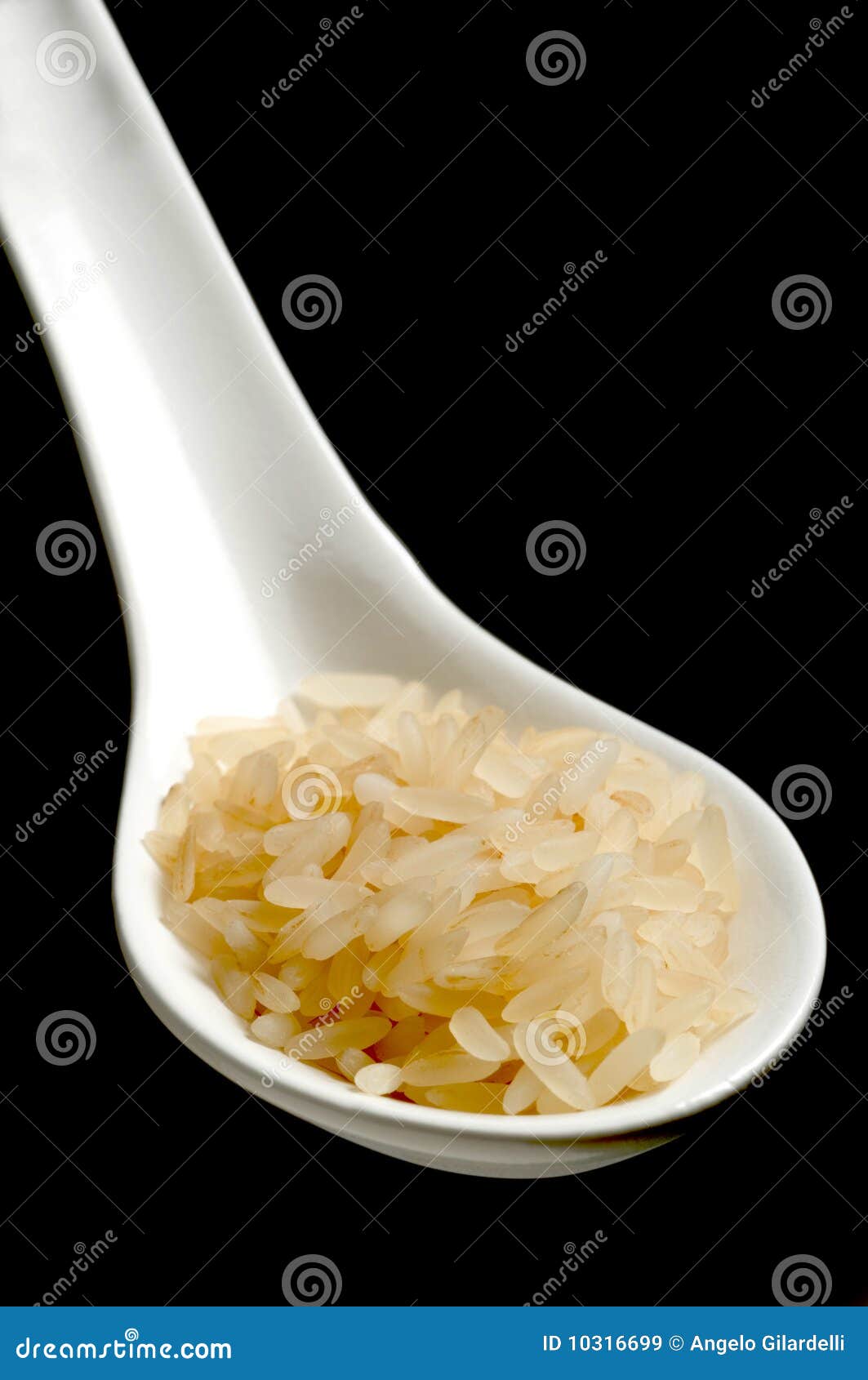 Spoon of rice stock image. Image of filled, close, texture - 10316699