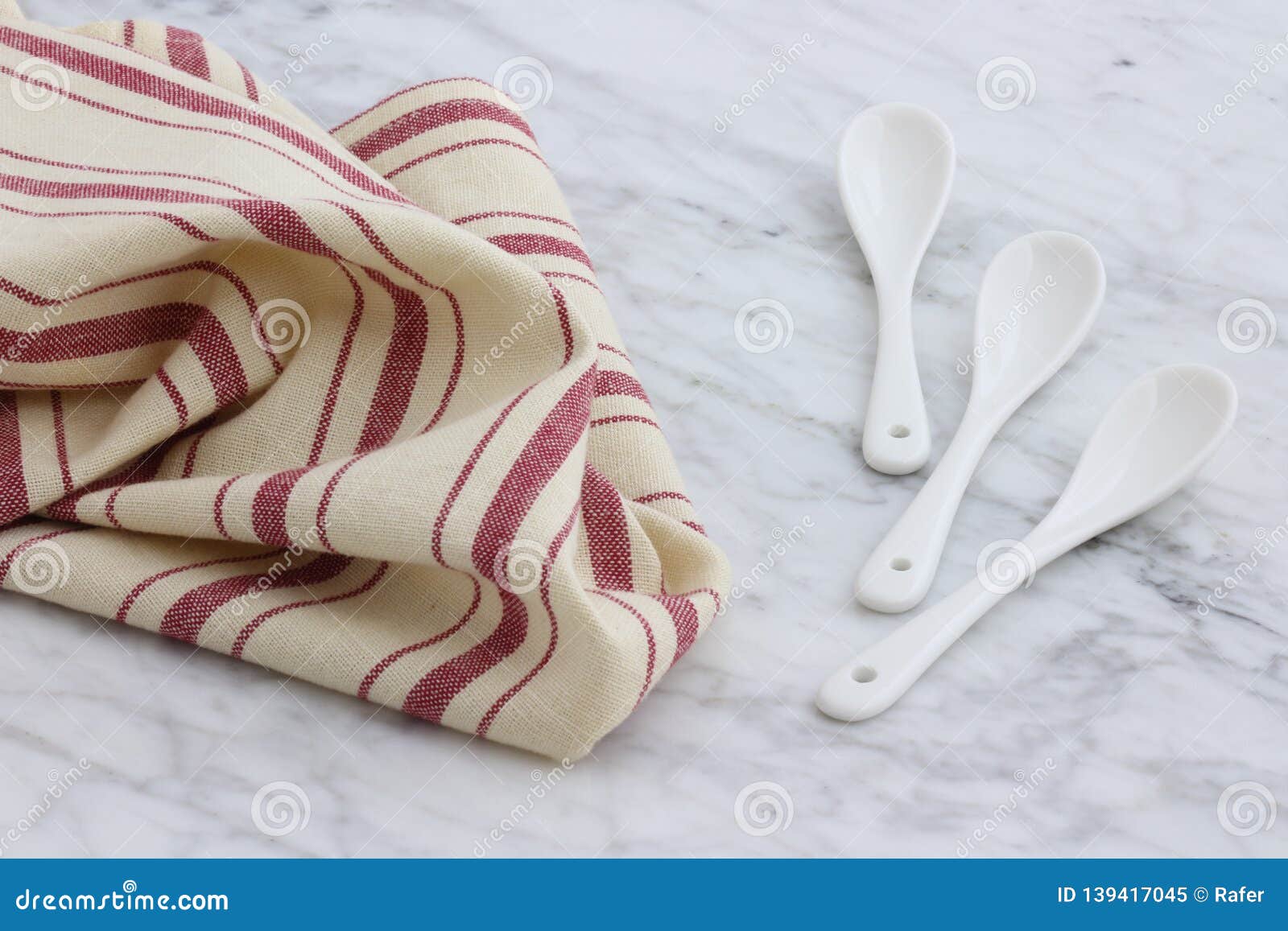 Beautiful Spoon Set on Kitchen Counter Stock Image - Image of spoon ...