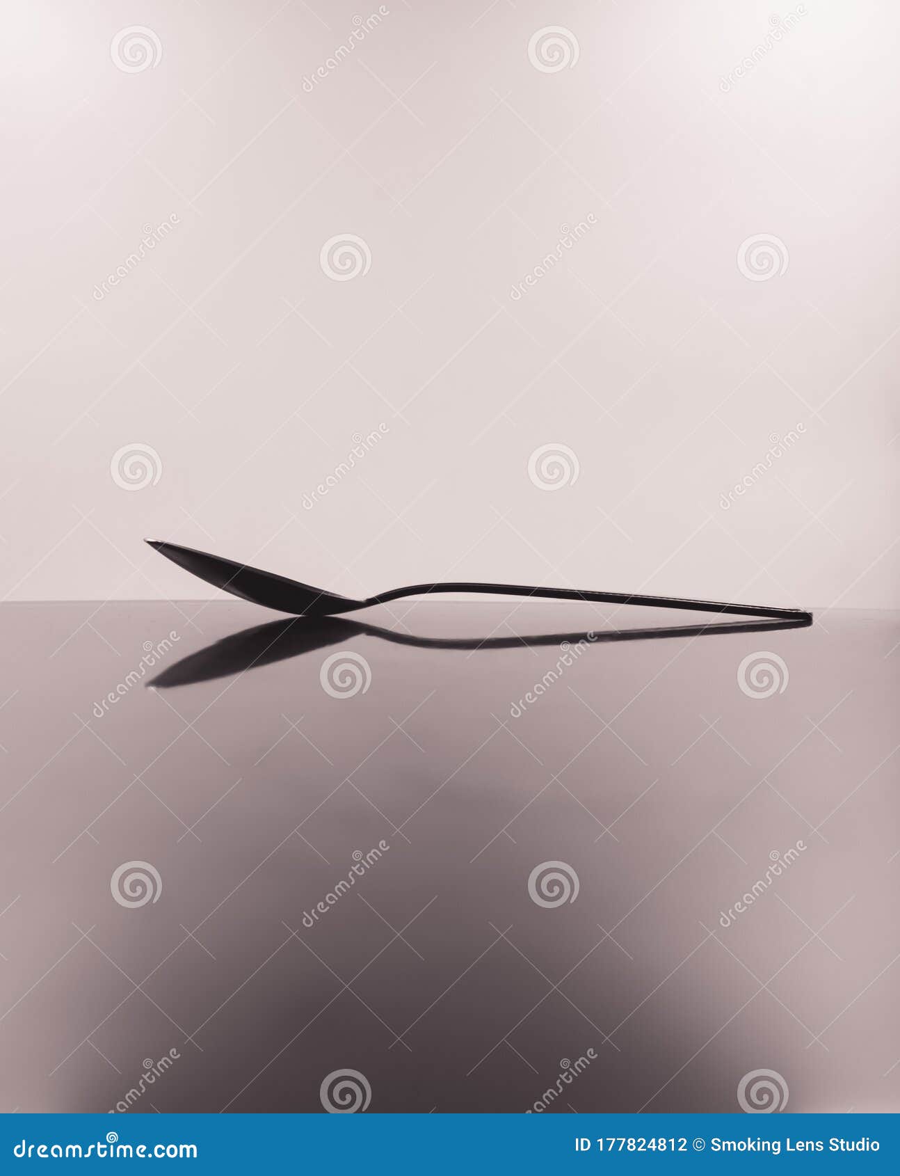 Spoon with shadow stock photo. Image of drink, metal - 177824812