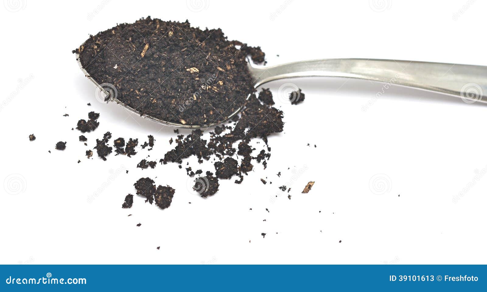 Spoon with soil stock image. Image of nurture, concept - 39101613