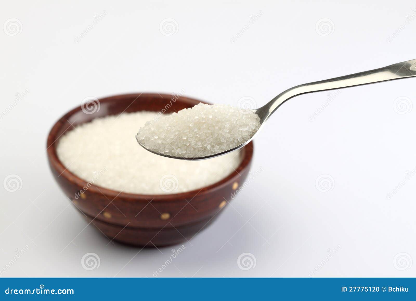 A SPOON of SUGAR stock photo. Image of shiny, metal, white - 27775120