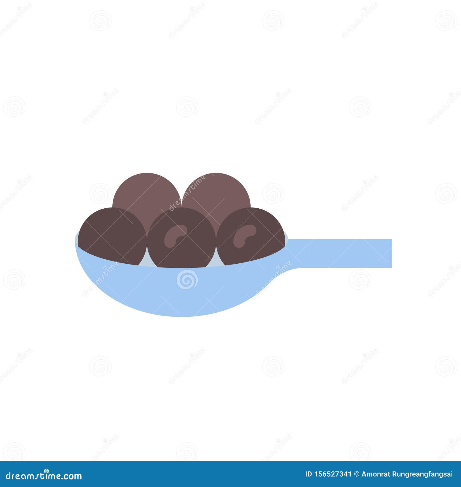 Tapioca Balls. Vector Sketch Illustration Of Tapioca Bubble Tea ...