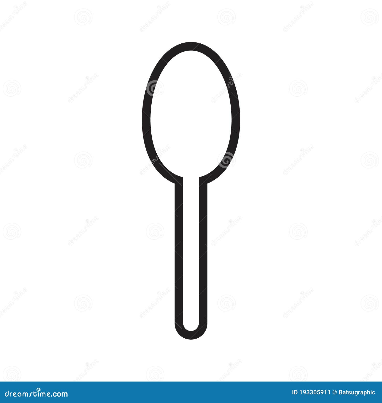 Spoon Vector Icon Logo Design Stock Vector - Illustration of food, fork ...