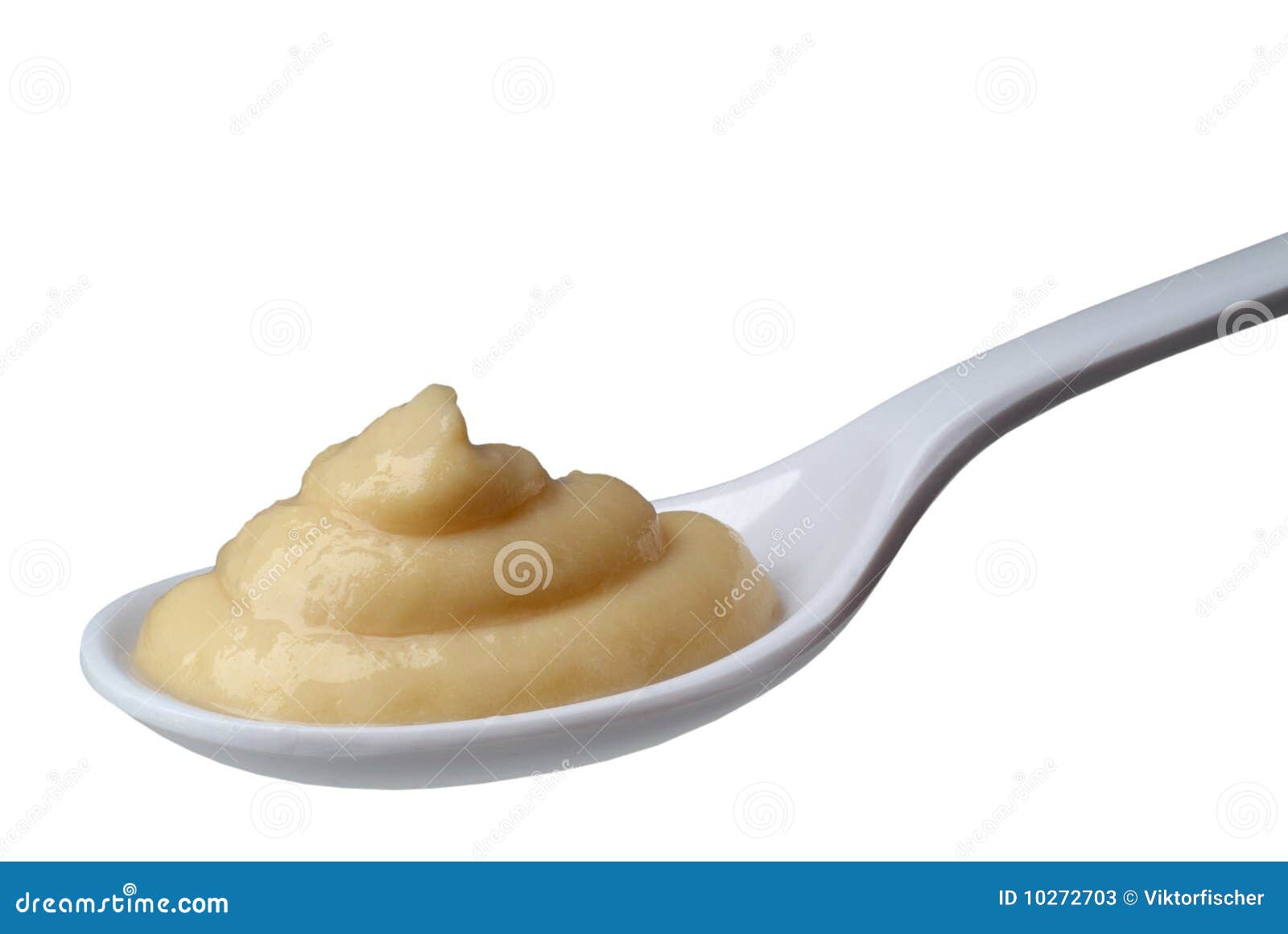 Spoonful of baby food stock image. Image of closeup, dessert - 10272703