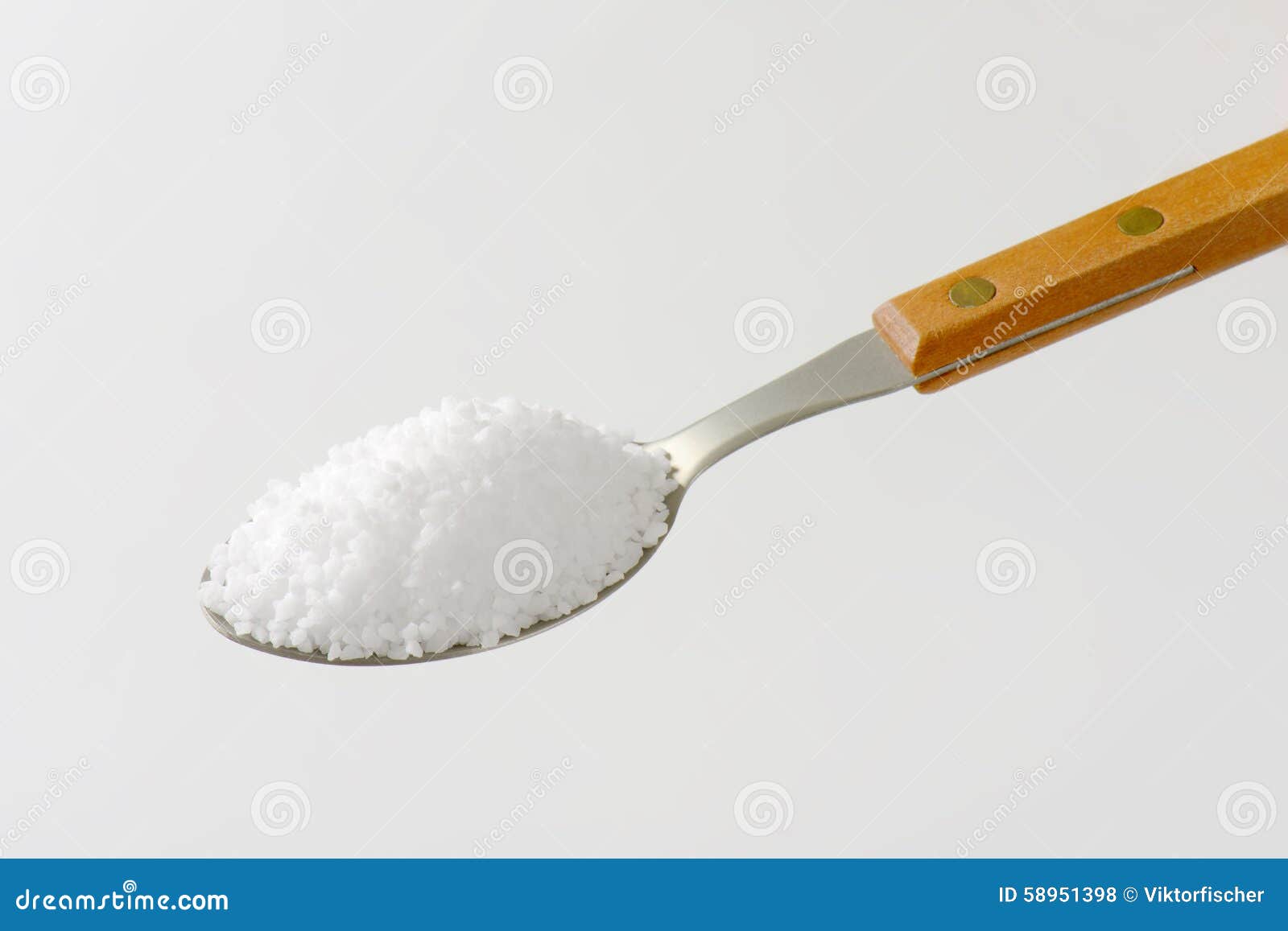 Spoonful of coarse salt stock photo. Image of organic - 58951398