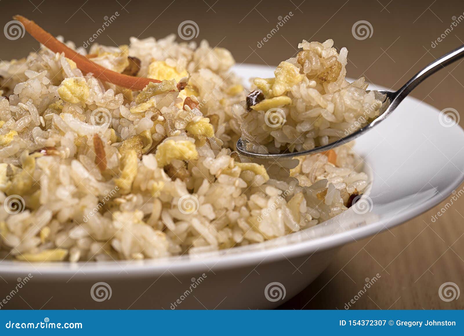 Spoonful of Delicious Fried Rice Stock Image - Image of food, asian ...