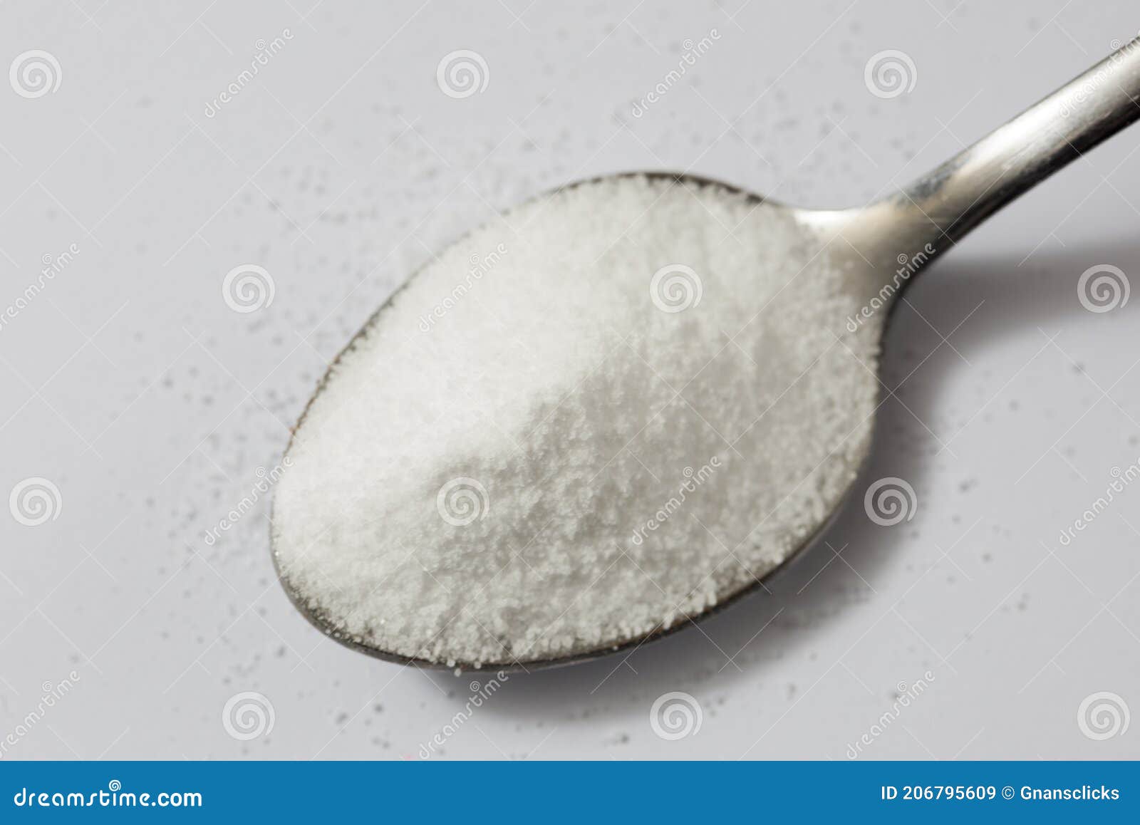Spoonful of Salt stock image. Image of condiment, salt - 206795609