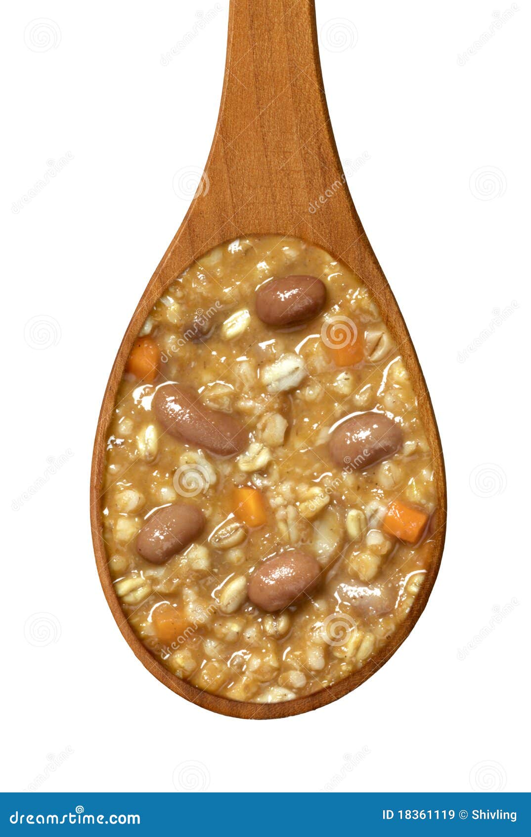 Spoonful of soup stock image. Image of cooking, nourishment - 18361119