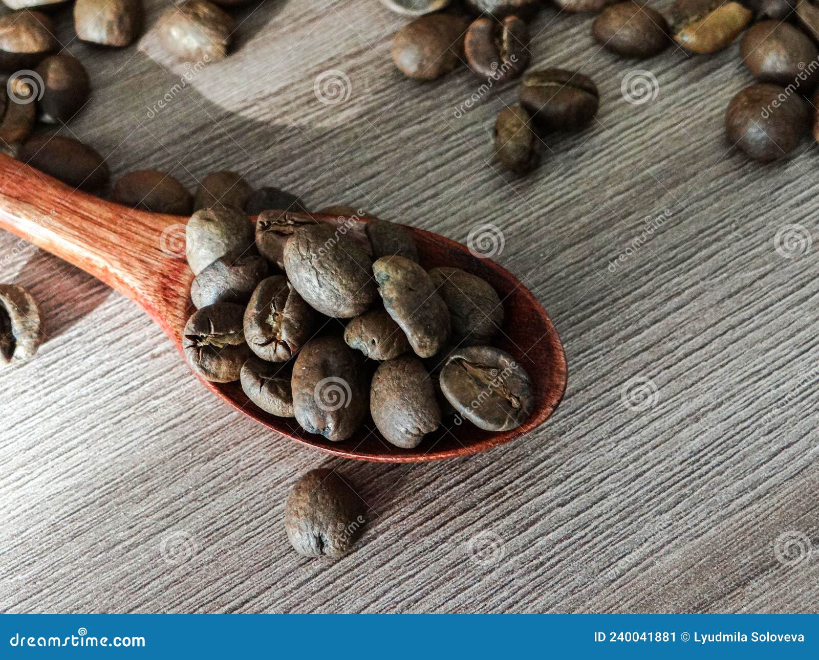 A Spoonful of Strong Invigorating Coffee Stock Image - Image of food ...