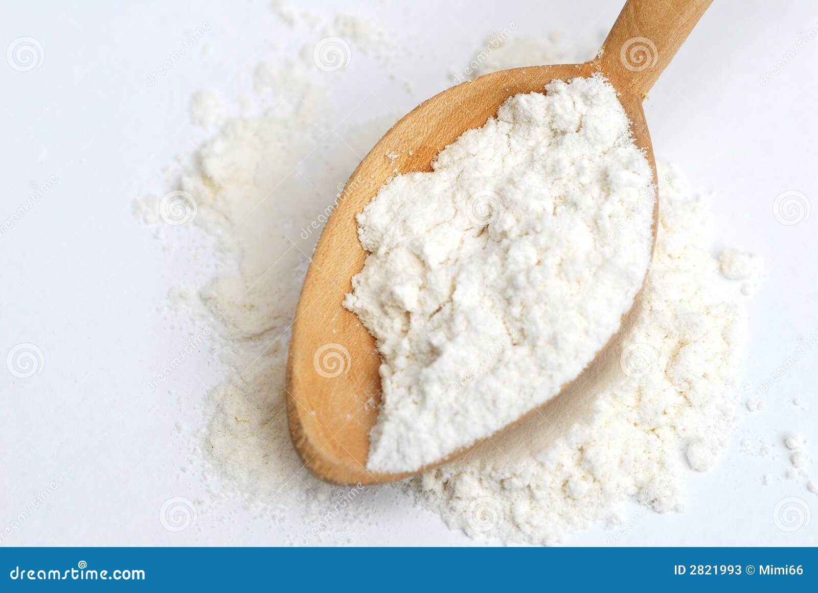 Spoonful wheat flour stock image. Image of focus, eatables - 2821993