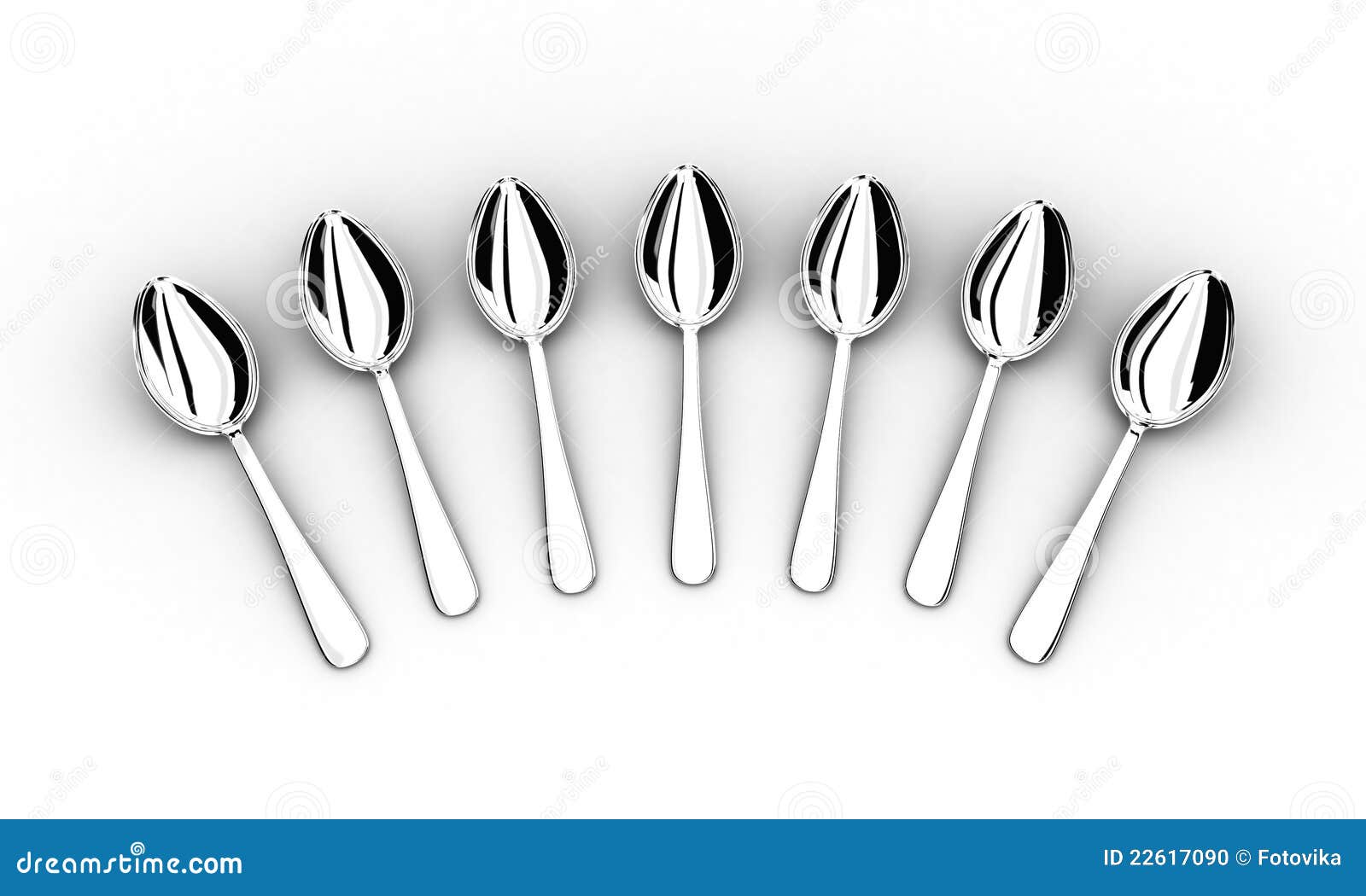 The spoons stock illustration. Illustration of clean - 22617090