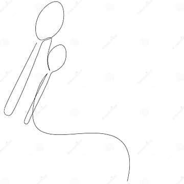 Spoons Line Drawing, Vector Stock Vector - Illustration of line, spoons ...