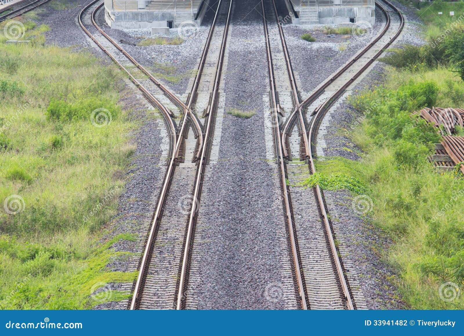 Spoorweg stock foto. Image of spoor, snelheid, lijn, sereniteit - 33941482