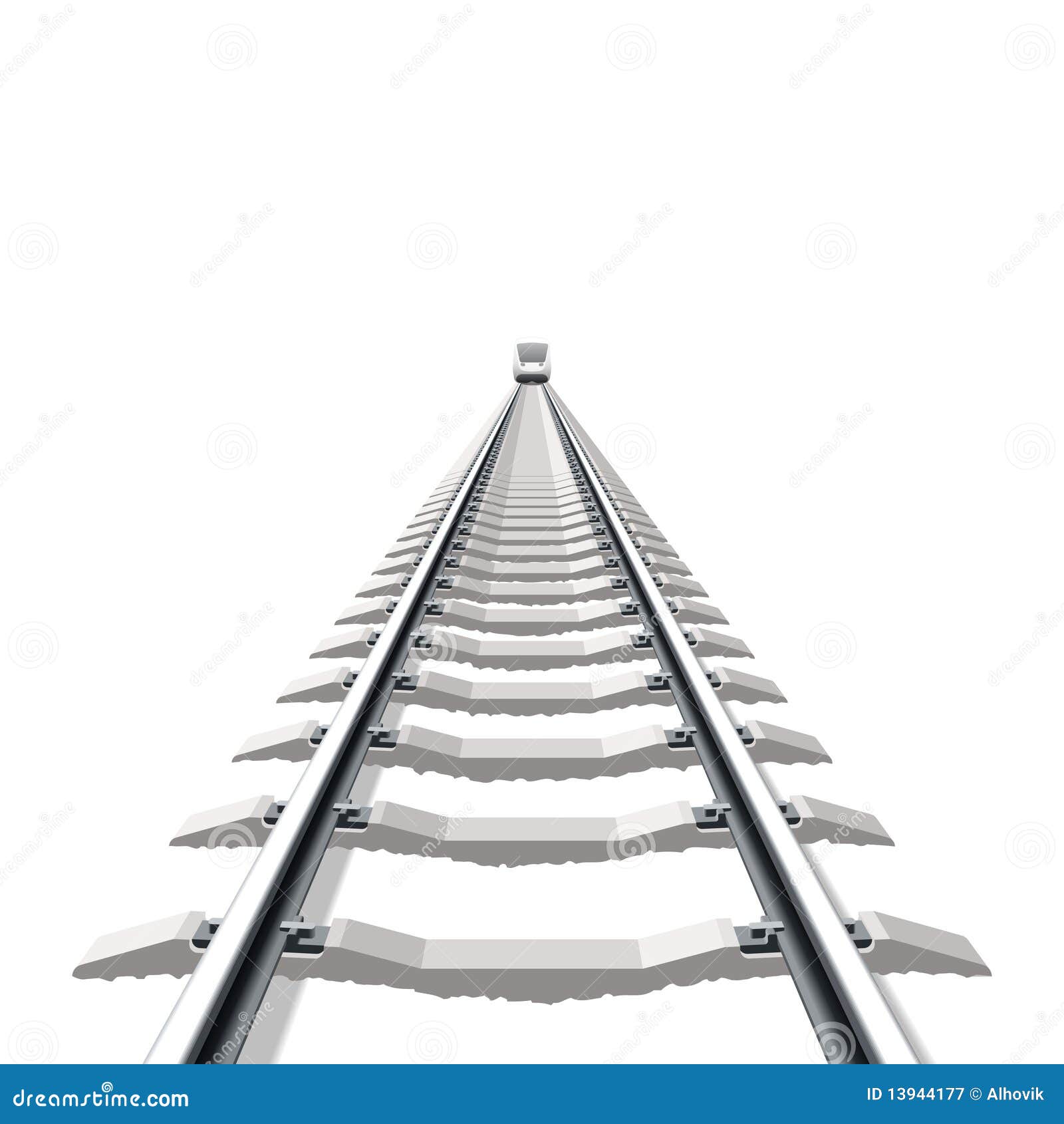 Spoorweg. Vector. vector illustratie. Illustration of spoor - 13944177
