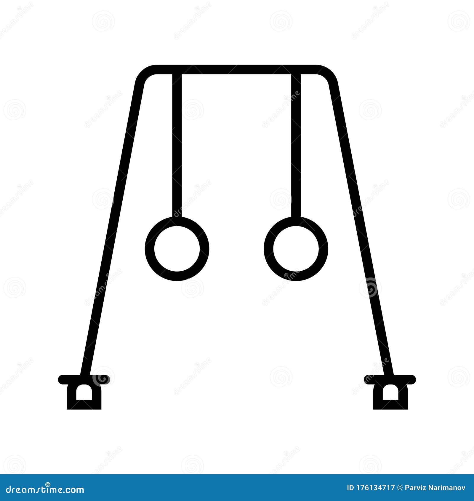 Sport, Acrobatic Icon Vector Illustration Stock Illustration ...