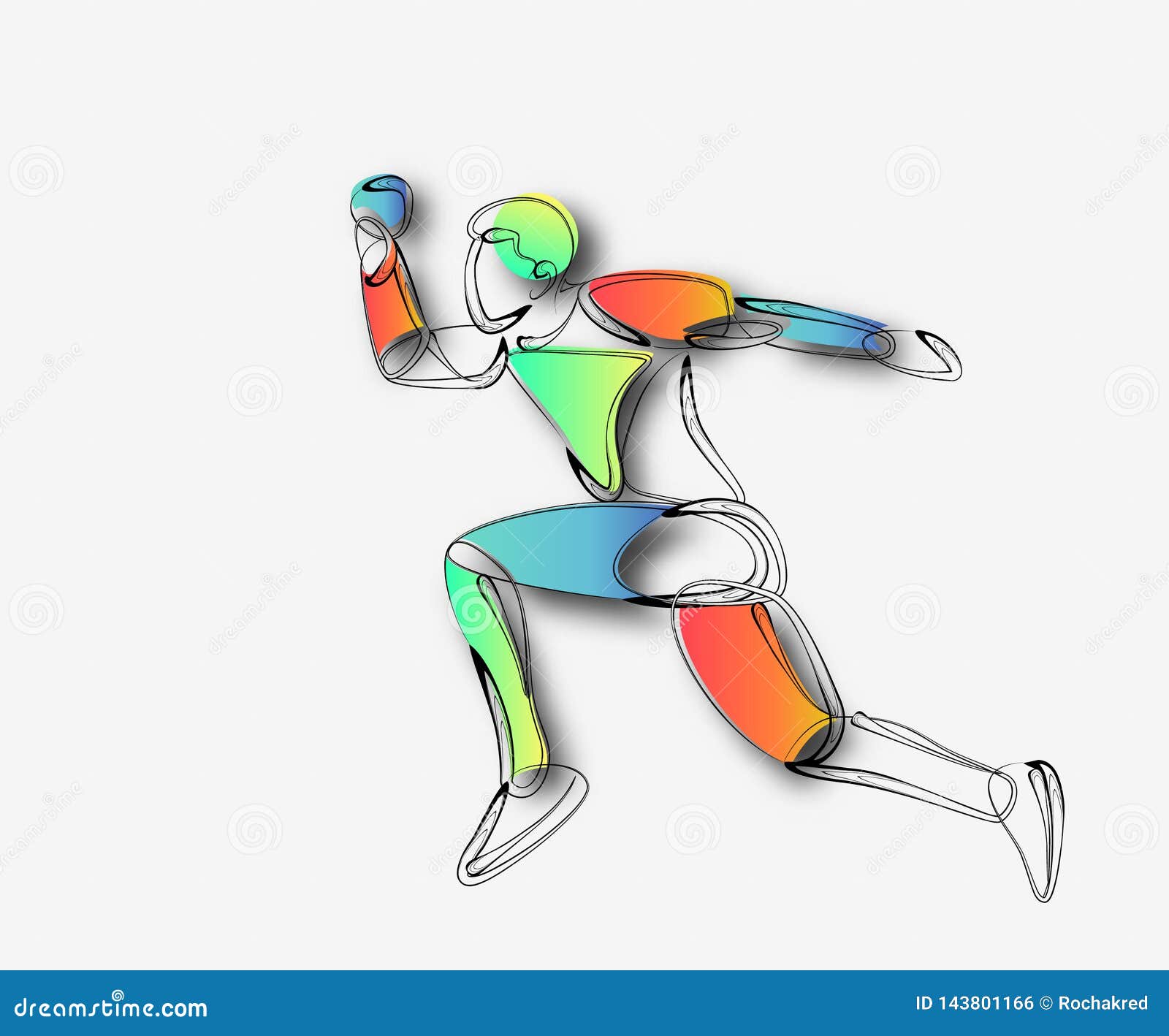 Sport and Activity Line Drawing Stock Vector - Illustration of ...