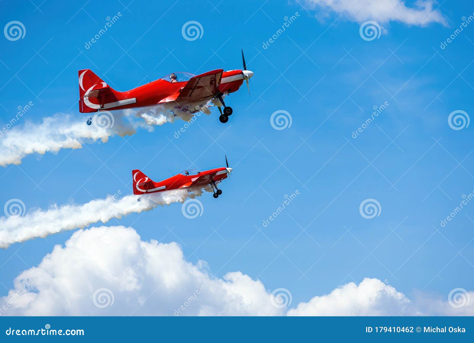 Sport Aircraft Perform Acrobatics At Air Shows Stock Photo ...