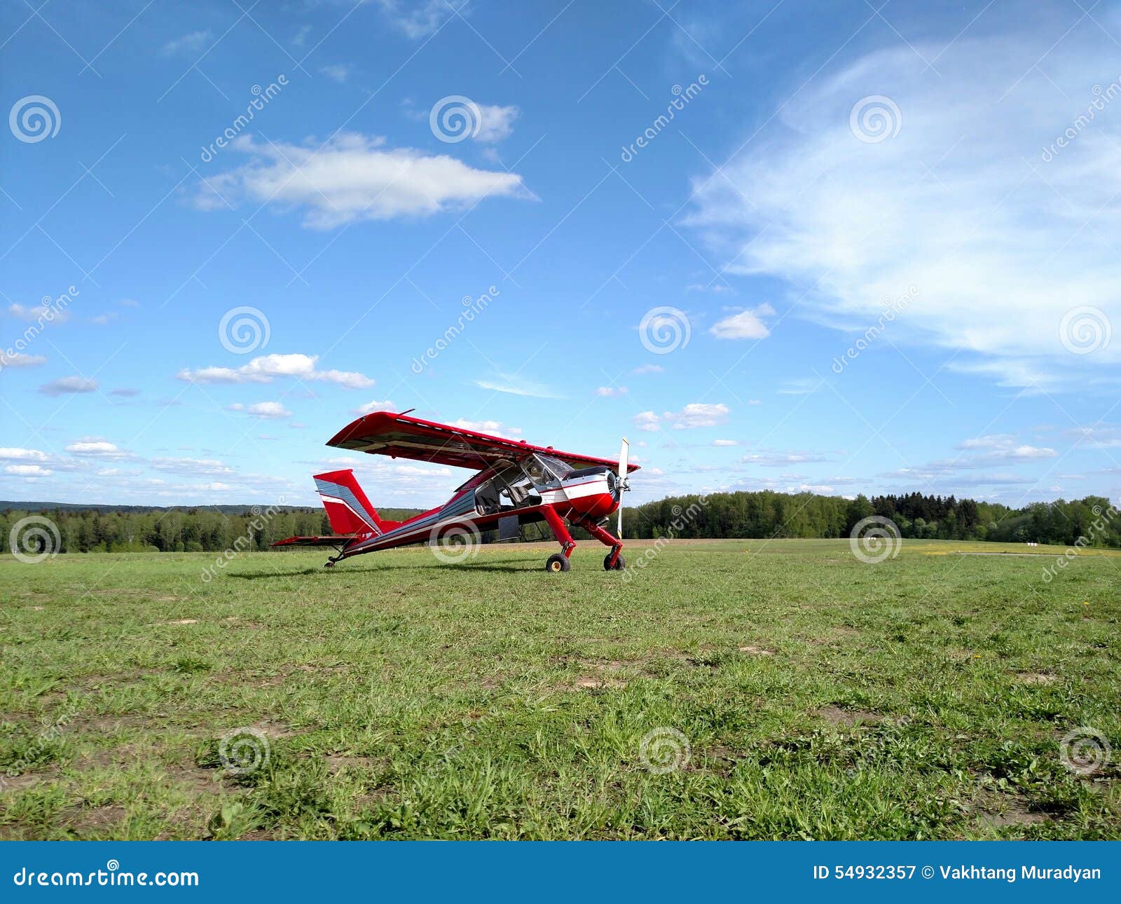 Sport airplane stock image. Image of side, grounded, small - 54932357