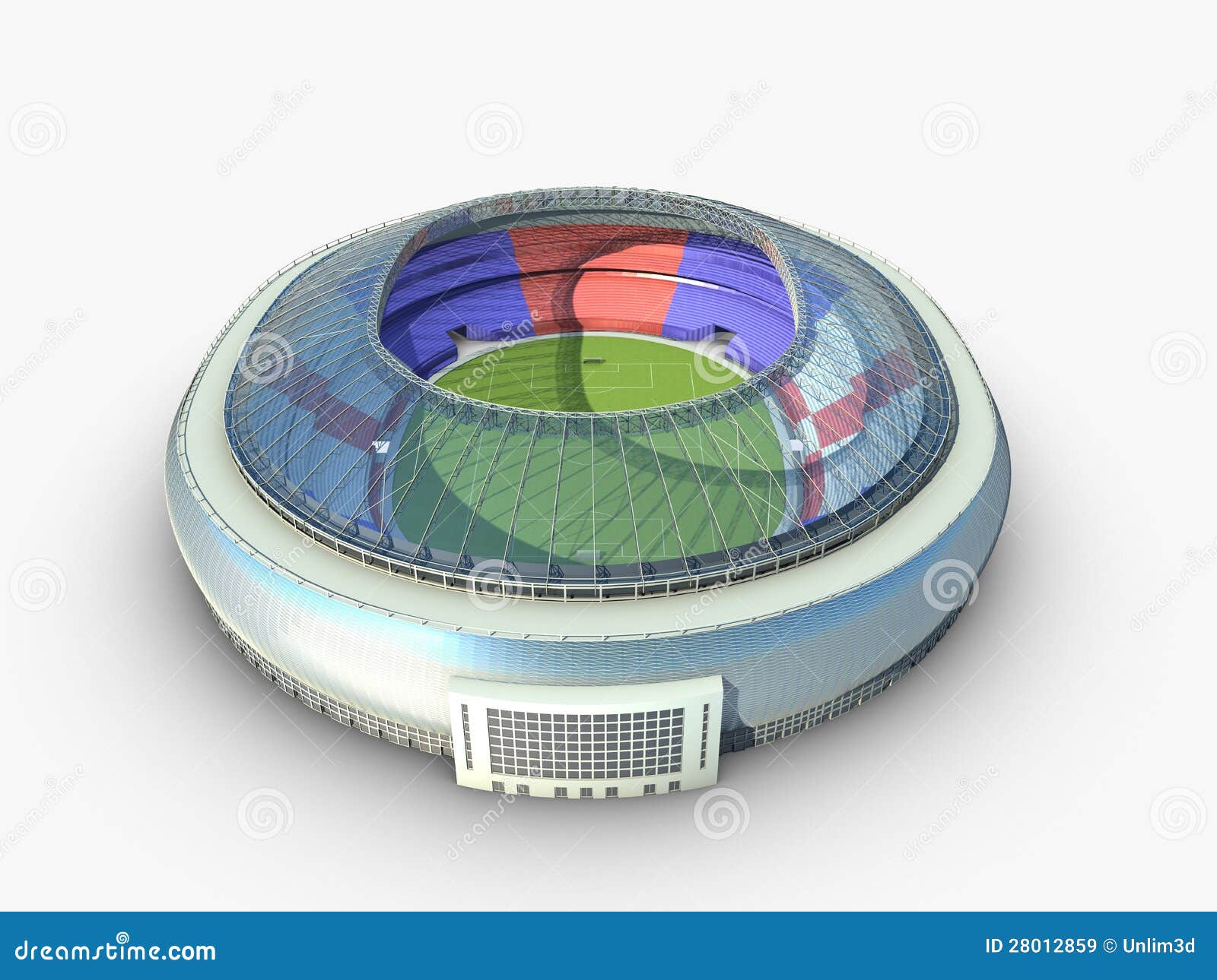 Sport Arena. Stadium 3d Illustration Stock Illustration - Illustration ...