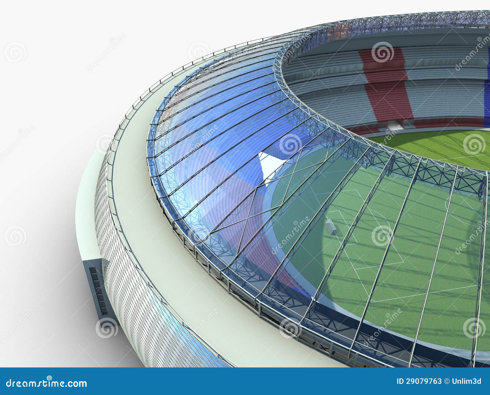 Sport Arena. Stadium 3d Illustration Stock Illustration - Illustration ...