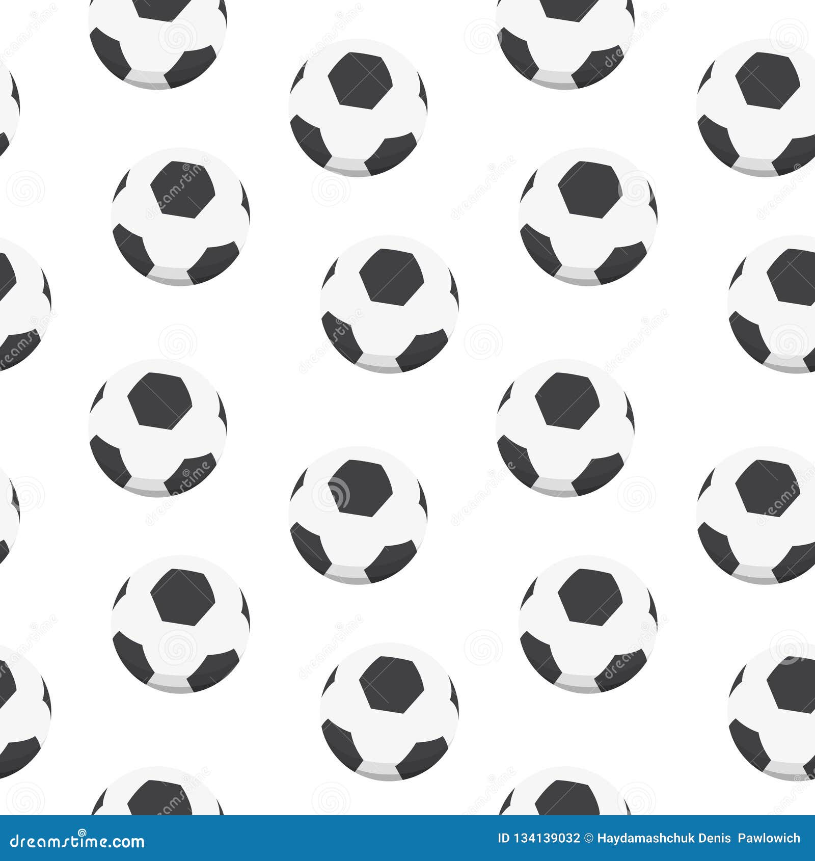 Sport Background Design. Soccer Balls Vector Pattern. Stock Vector ...