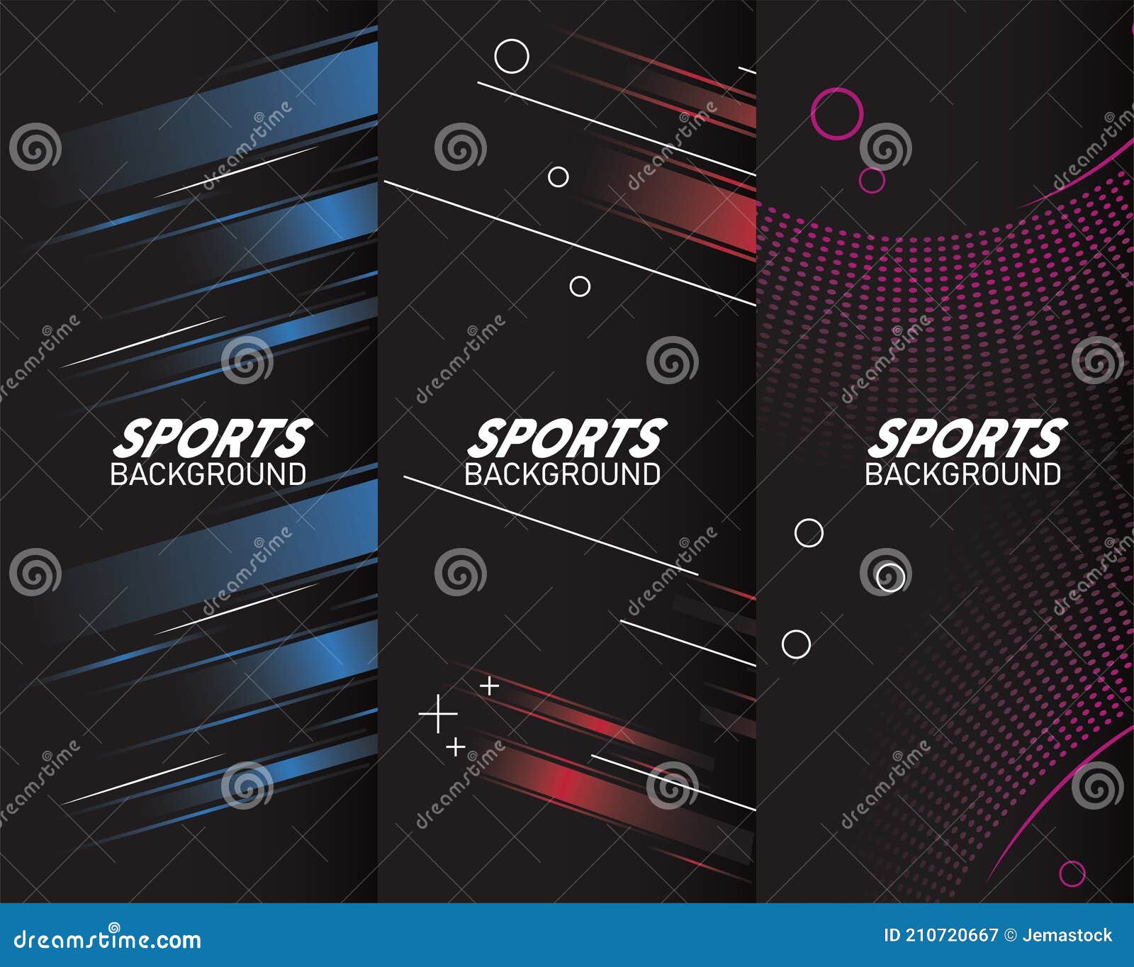 Sport Backgrounds. Futuristic Neon Glowing Soccer Stadium And Running ...