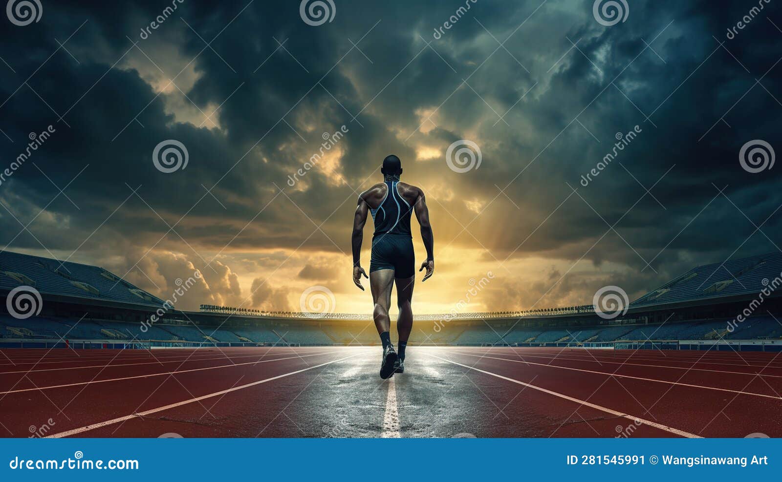 Sport Backgrounds. Soccer Stadium. 3d Render Stock Photography ...