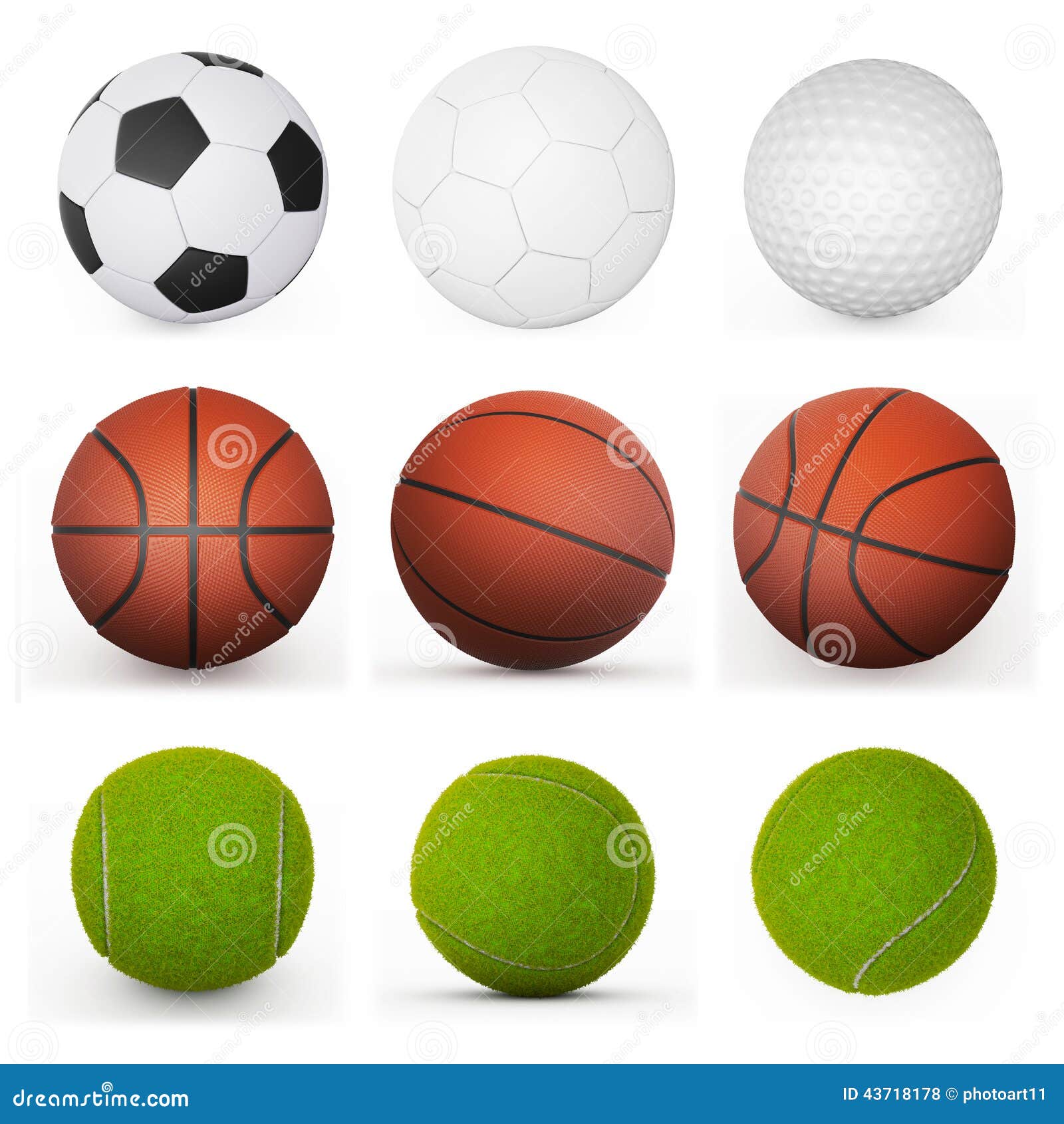 Sport balls collection stock illustration. Illustration of championship ...