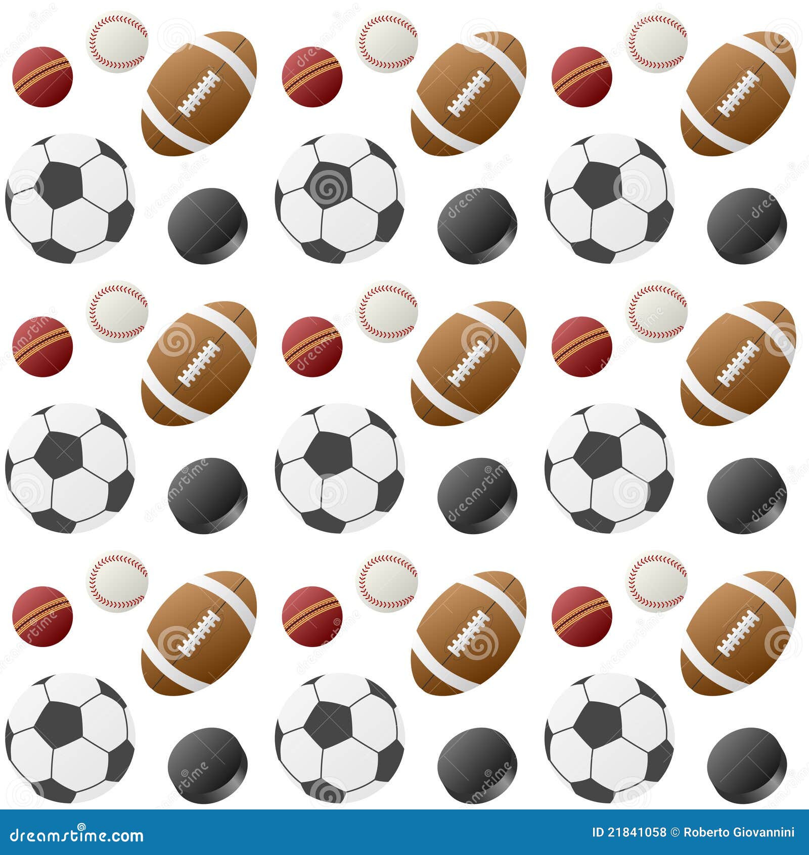 Sport Balls Background Royalty-Free Stock Photography | CartoonDealer ...