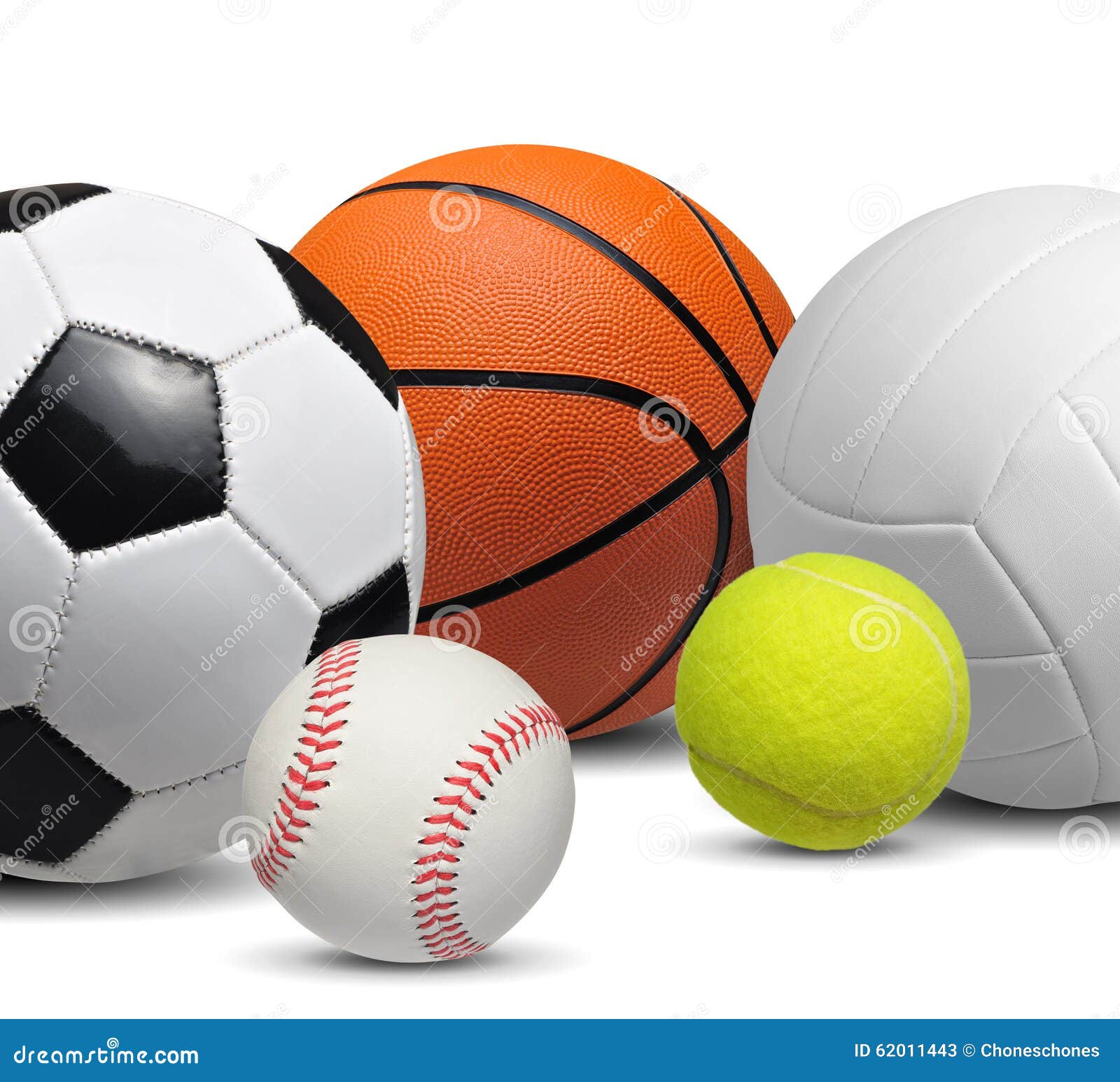 Sport balls stock image. Image of game, leather, equipment - 62011443