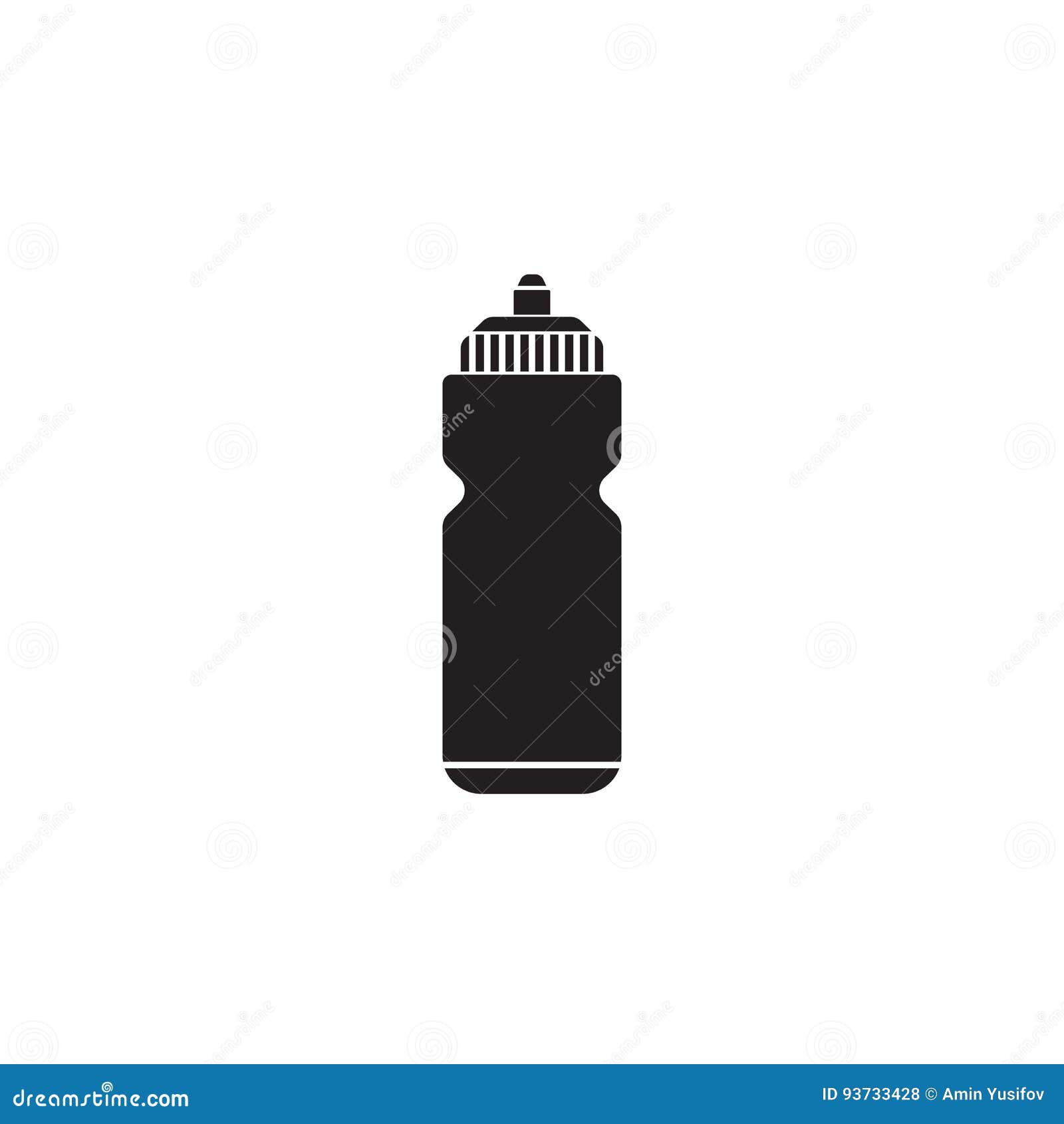 Sport Bottle Water Solid Icon, Hydro Flask Stock Vector - Illustration ...