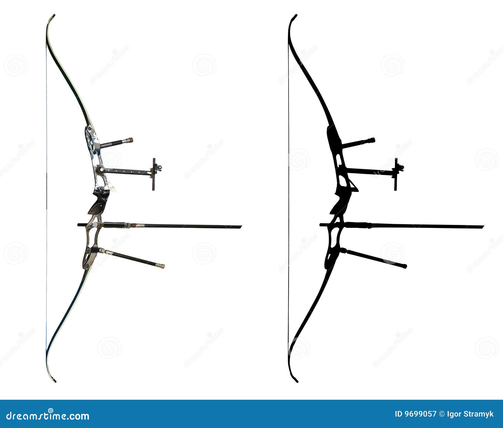 Sport bow stock image. Image of bracers, pull, fletch - 9699057