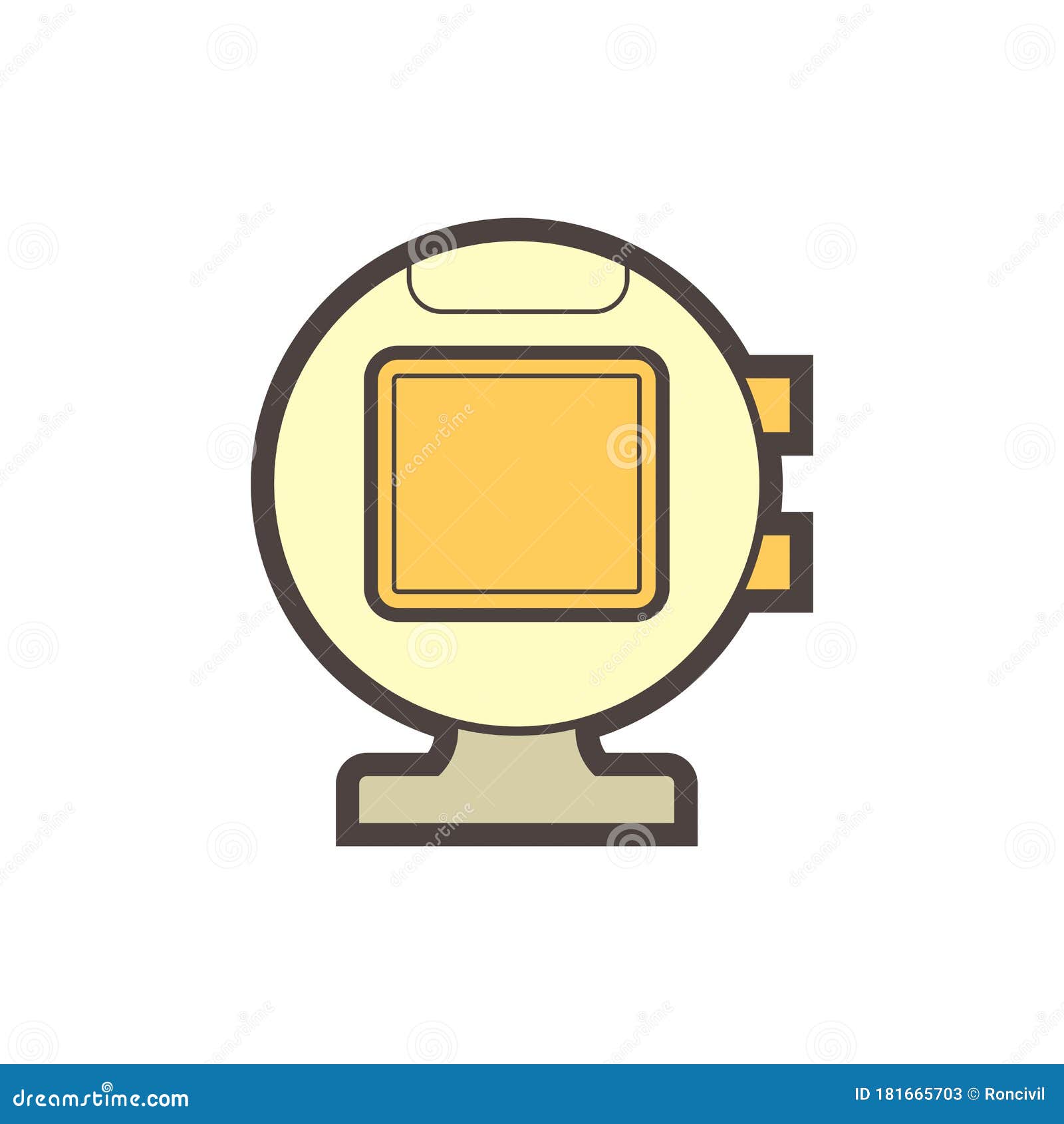 Sport camera icon stock vector. Illustration of sign - 181665703
