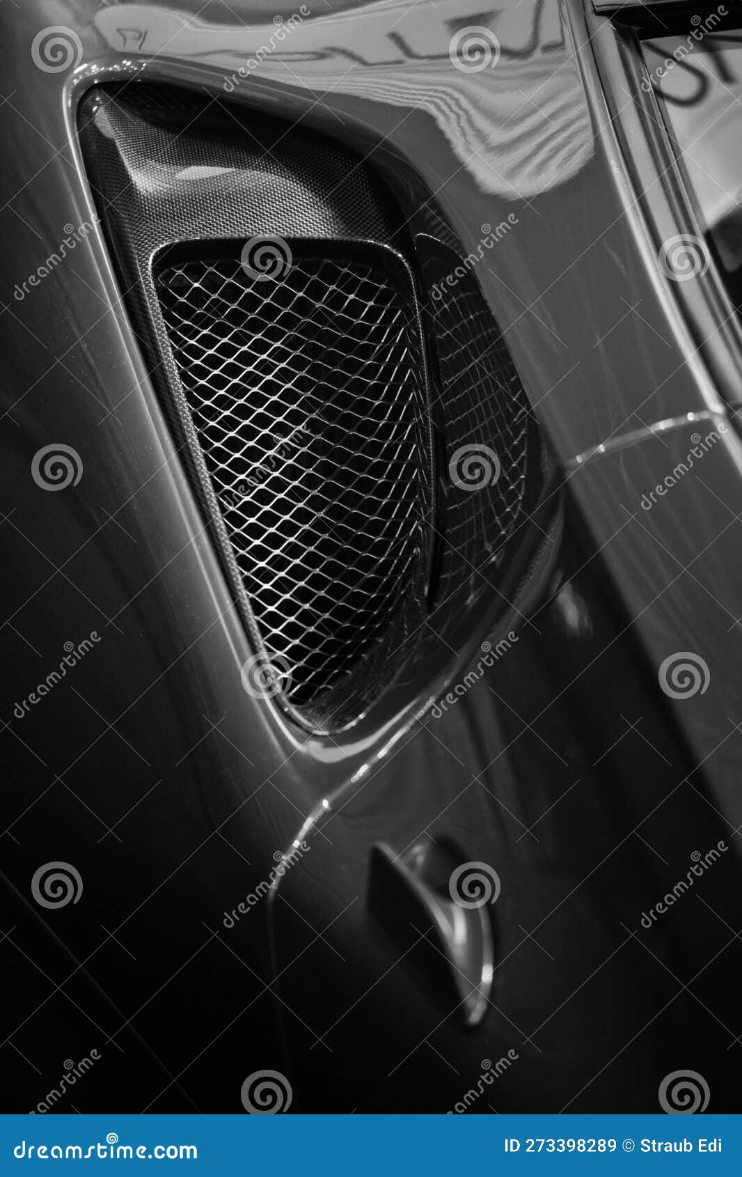 Sport car air intake stock image. Image of sport, indoor - 273398289