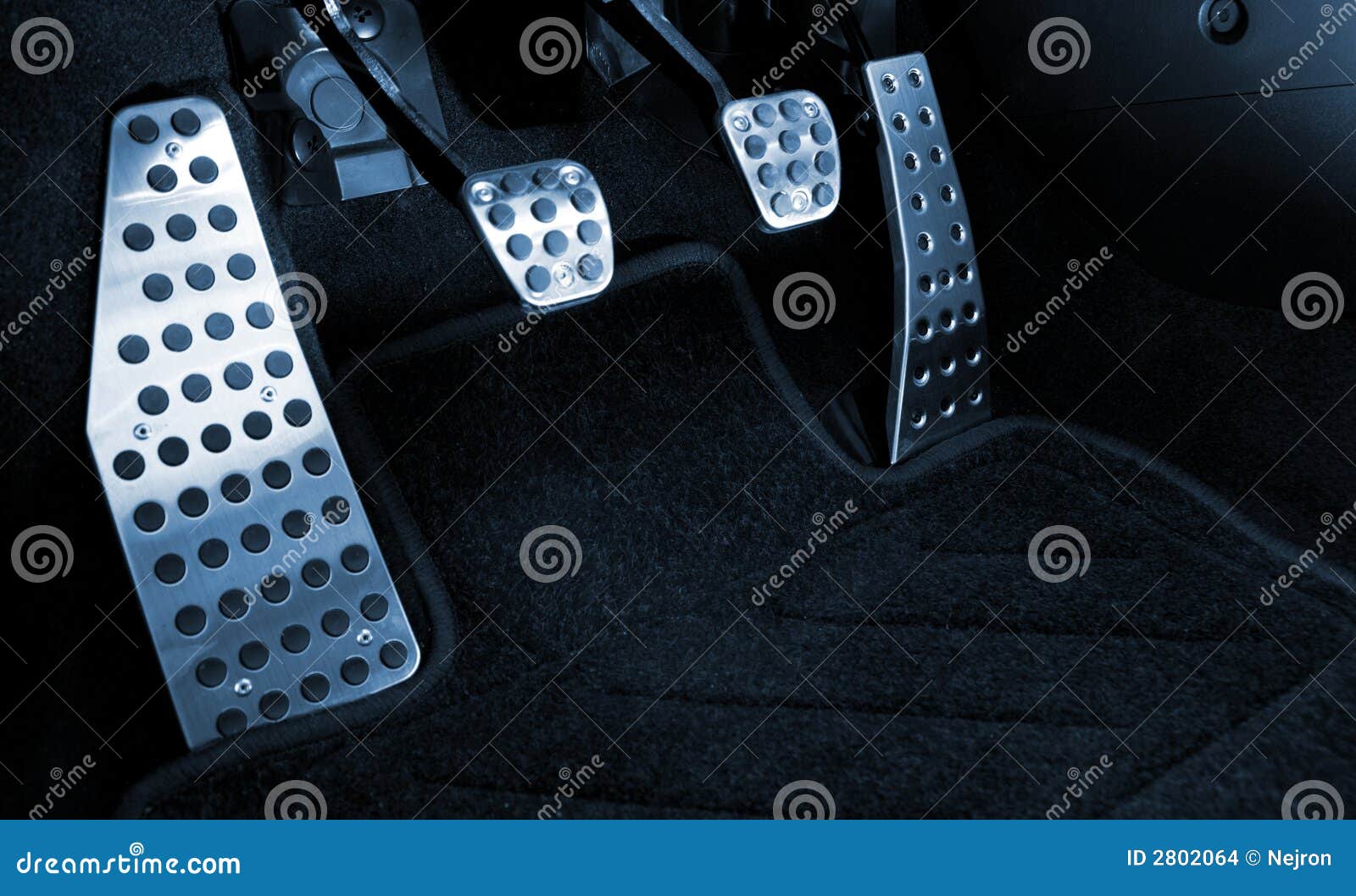 Sport car chrome pedals stock photo. Image of gear, circle - 2802064