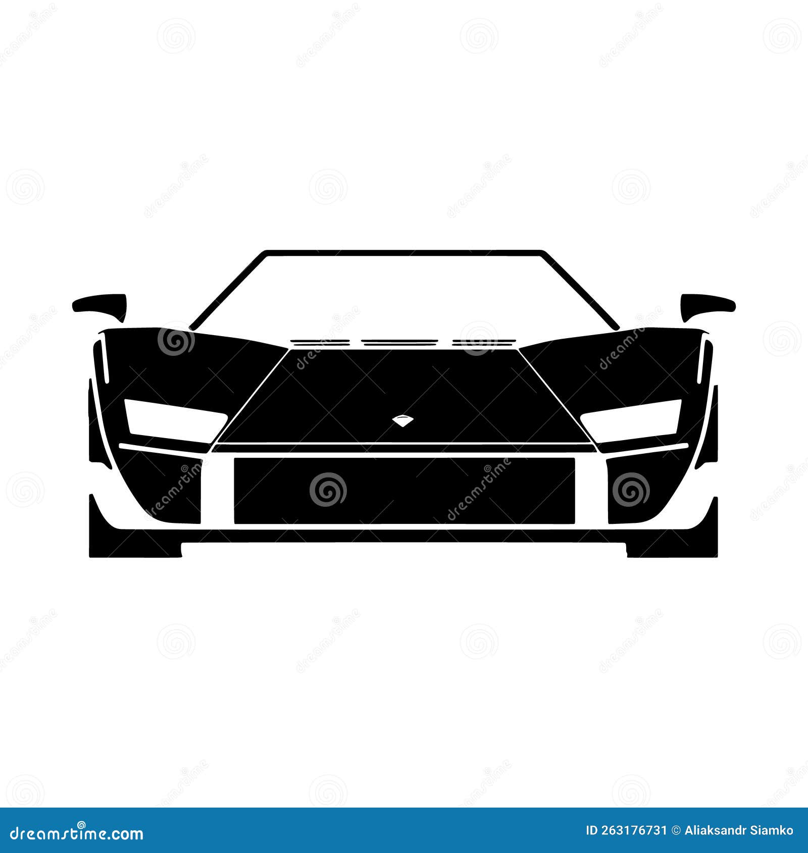 Sport car icon stock vector. Illustration of white, black - 263176731